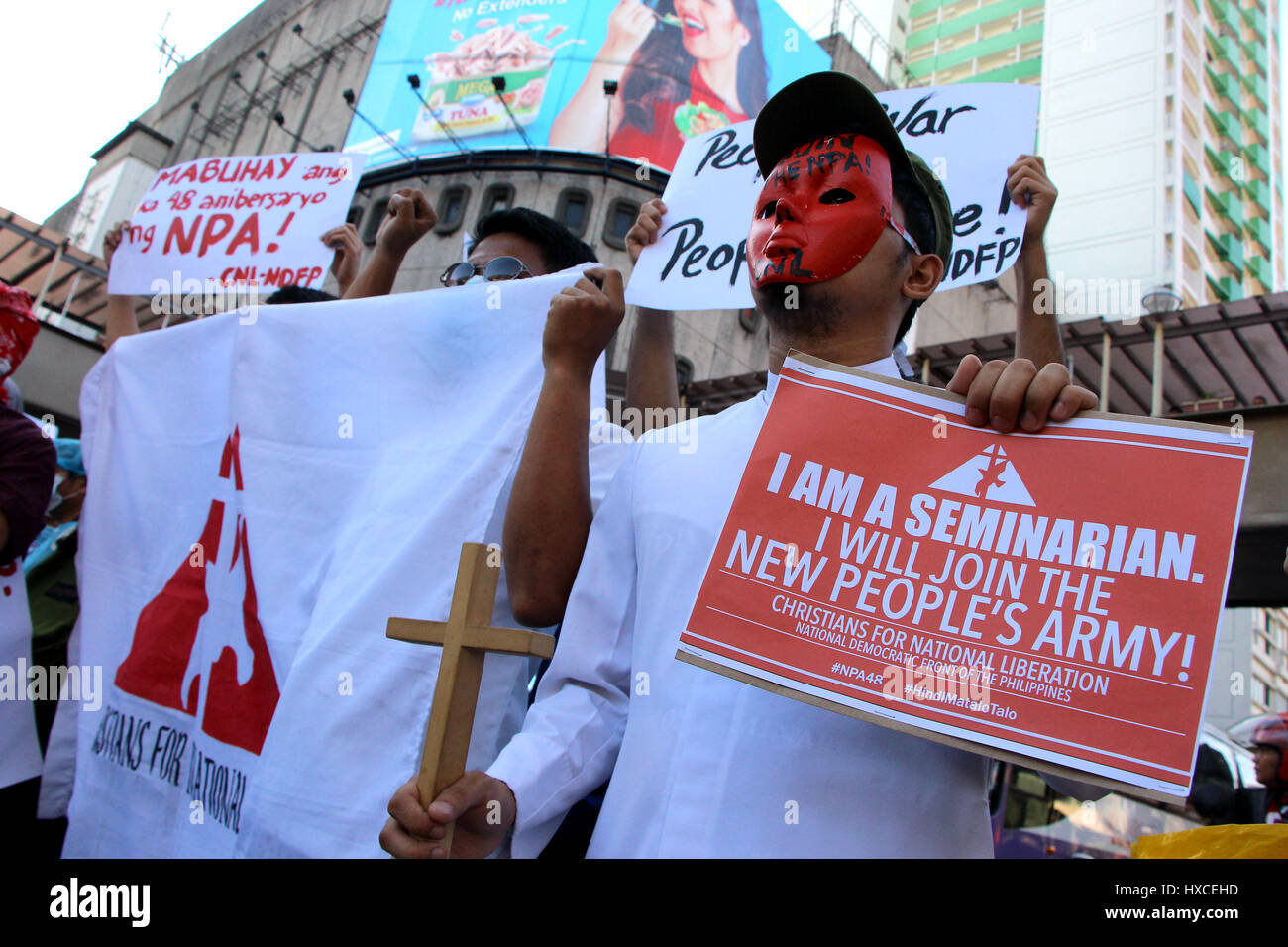 Philippines. 27th Mar, 2017. Members of various affiliated groups of ...