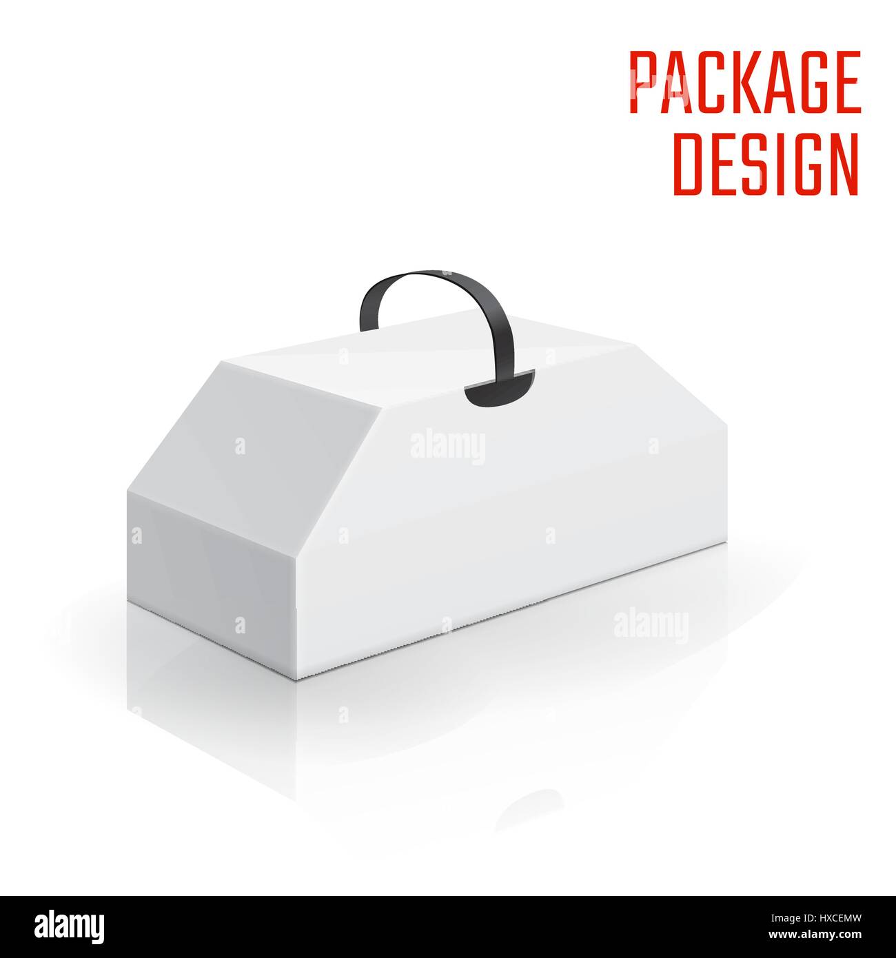 Vector Illustration of Clear Craft Box for Design, Website, Background ...