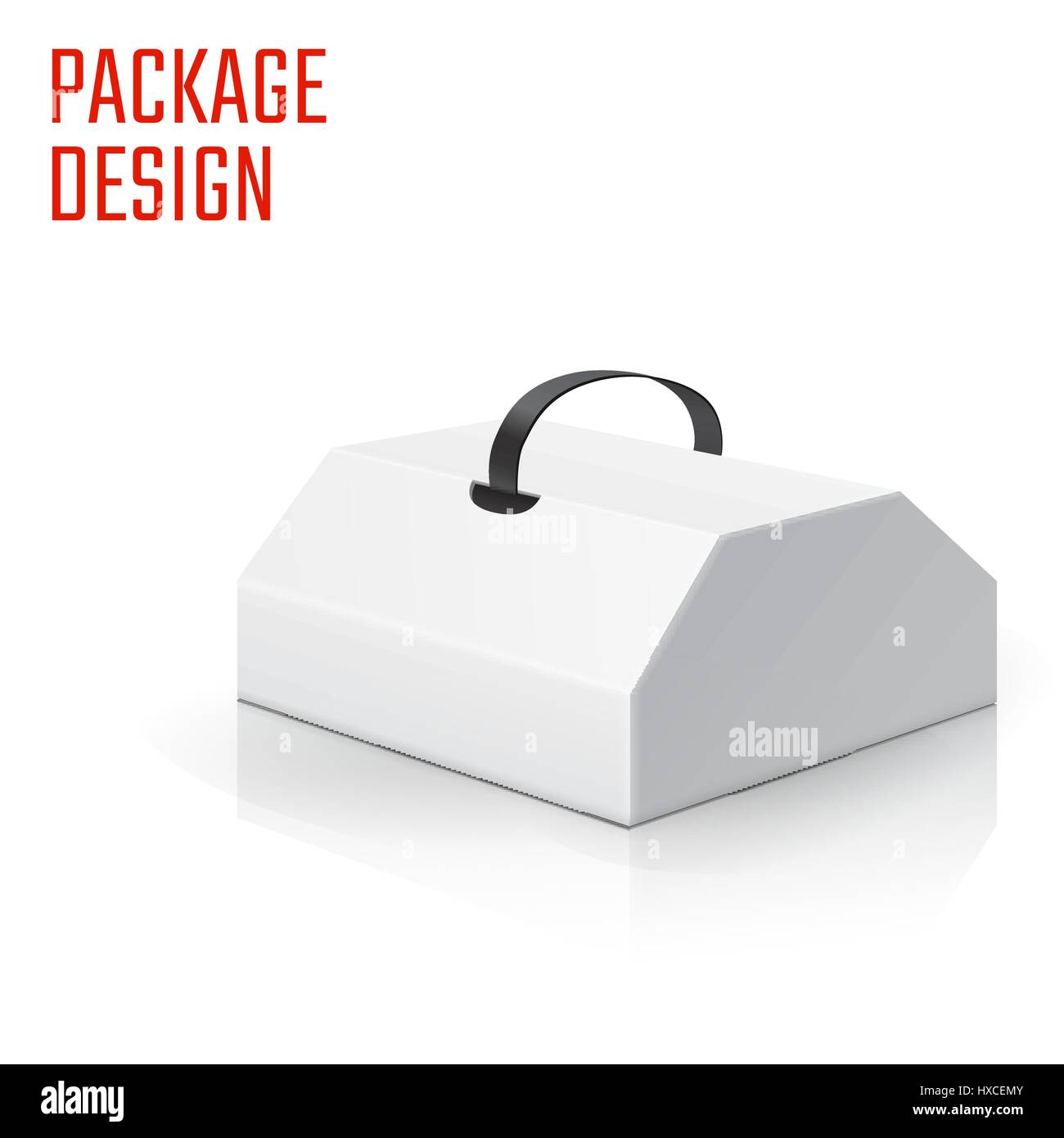 Vector Illustration of Clear Craft Box for Design, Website, Background ...