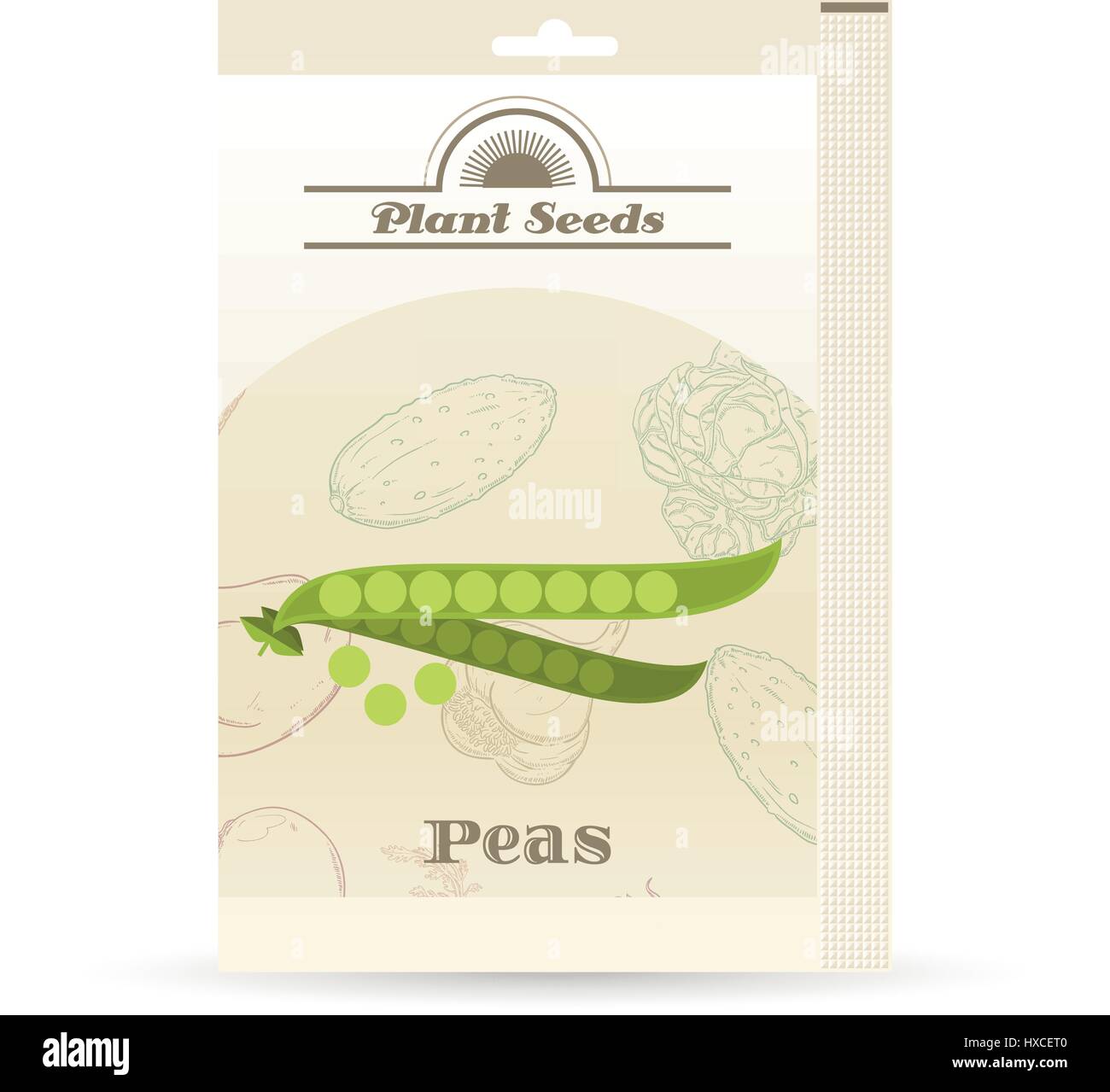 Peas sack Stock Vector Images - Alamy