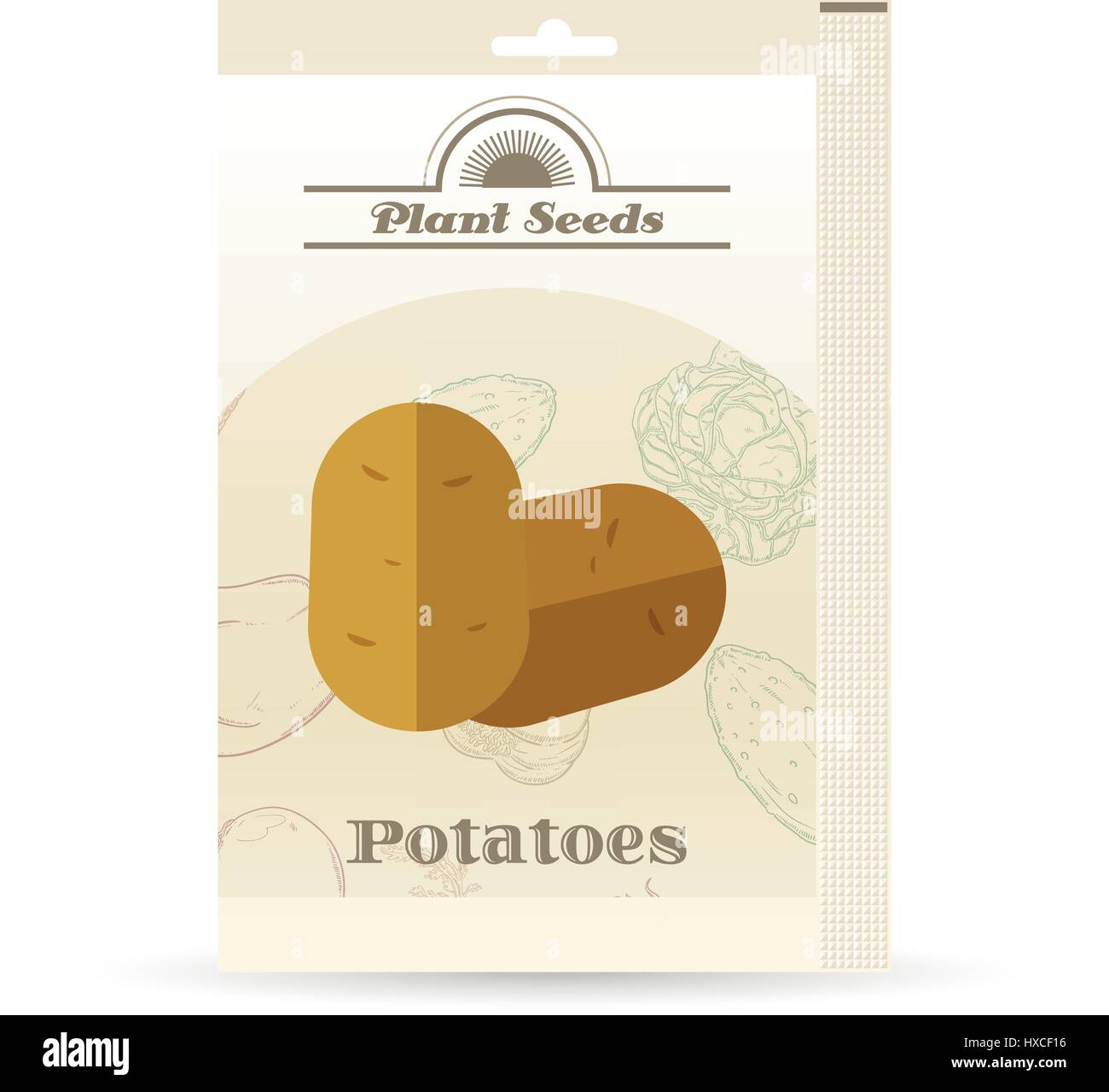 Potato sprout Stock Vector Images - Alamy