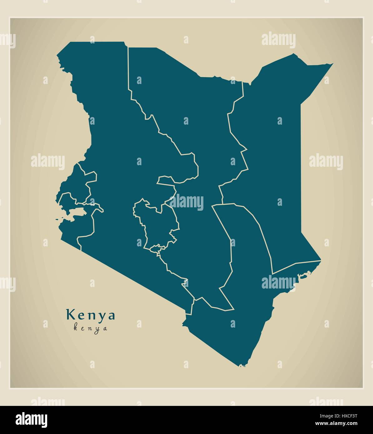 Map kenya provinces ke hi-res stock photography and images - Alamy