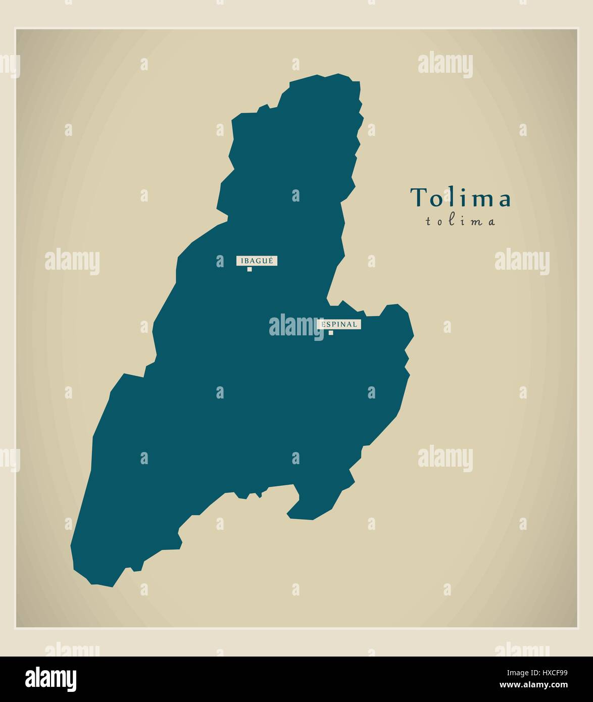 Tolima map Stock Vector Images - Alamy