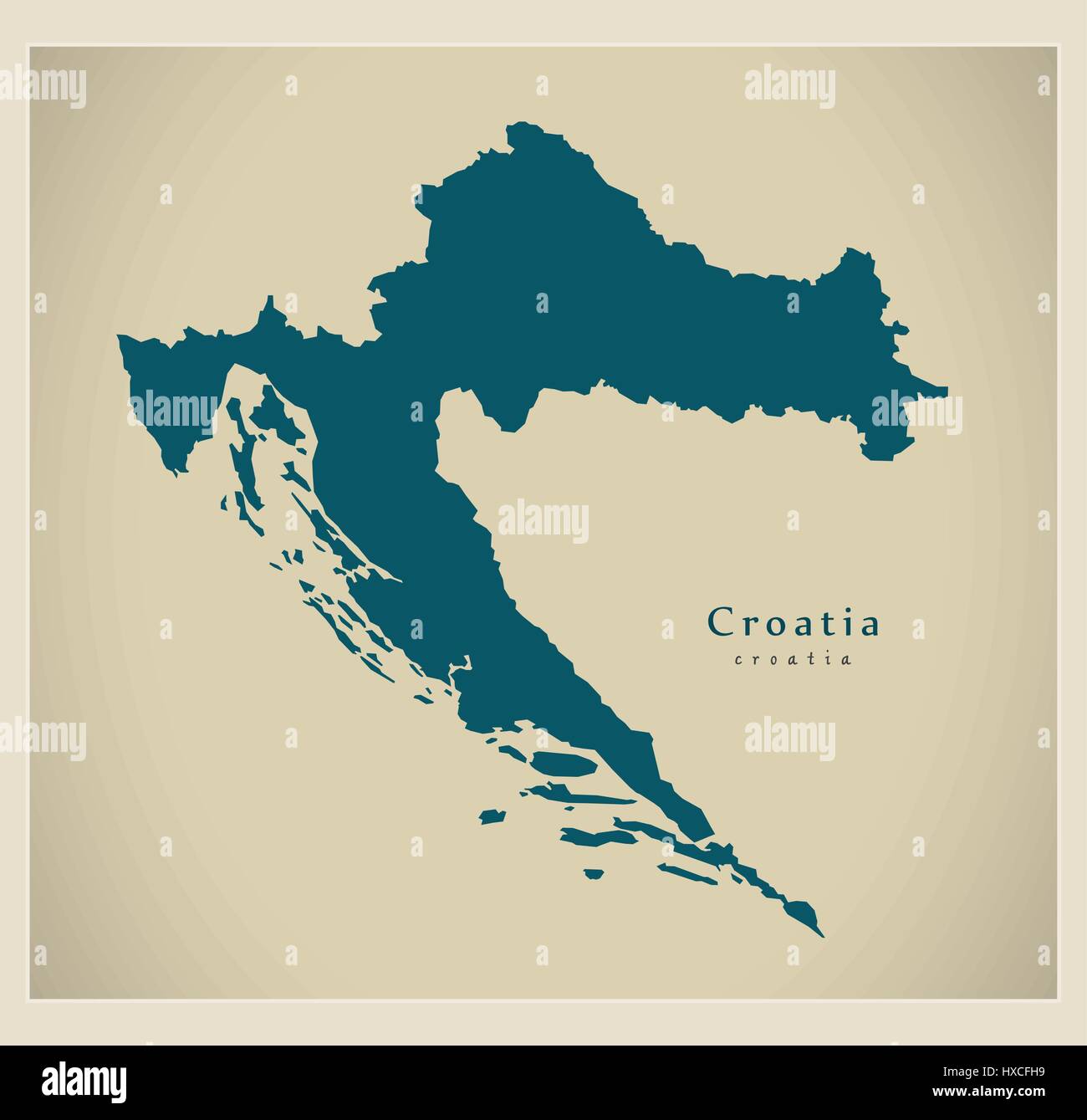 Croatia maps Stock Vector Images - Alamy