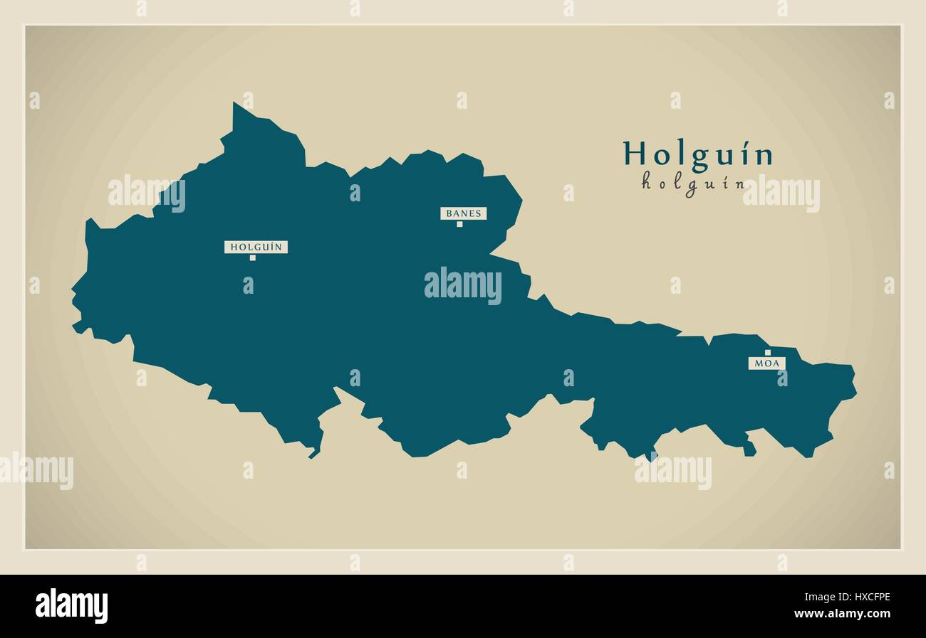 Holguin map hi-res stock photography and images - Alamy