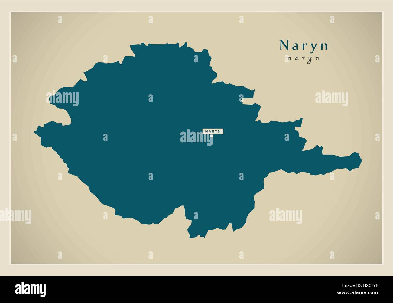 Map of naryn hi-res stock photography and images - Alamy