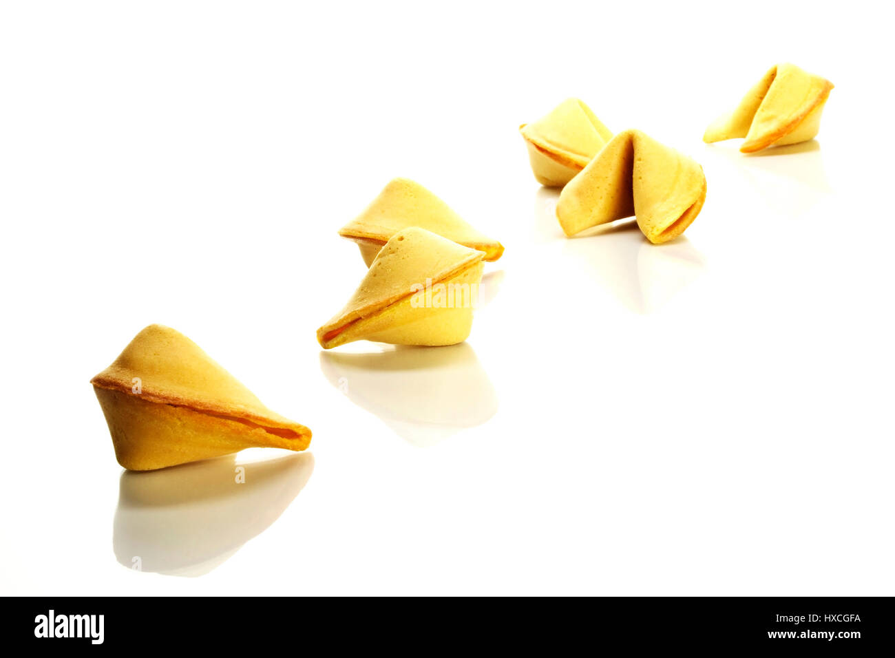 Luck biscuits, Glueckskekse Stock Photo - Alamy