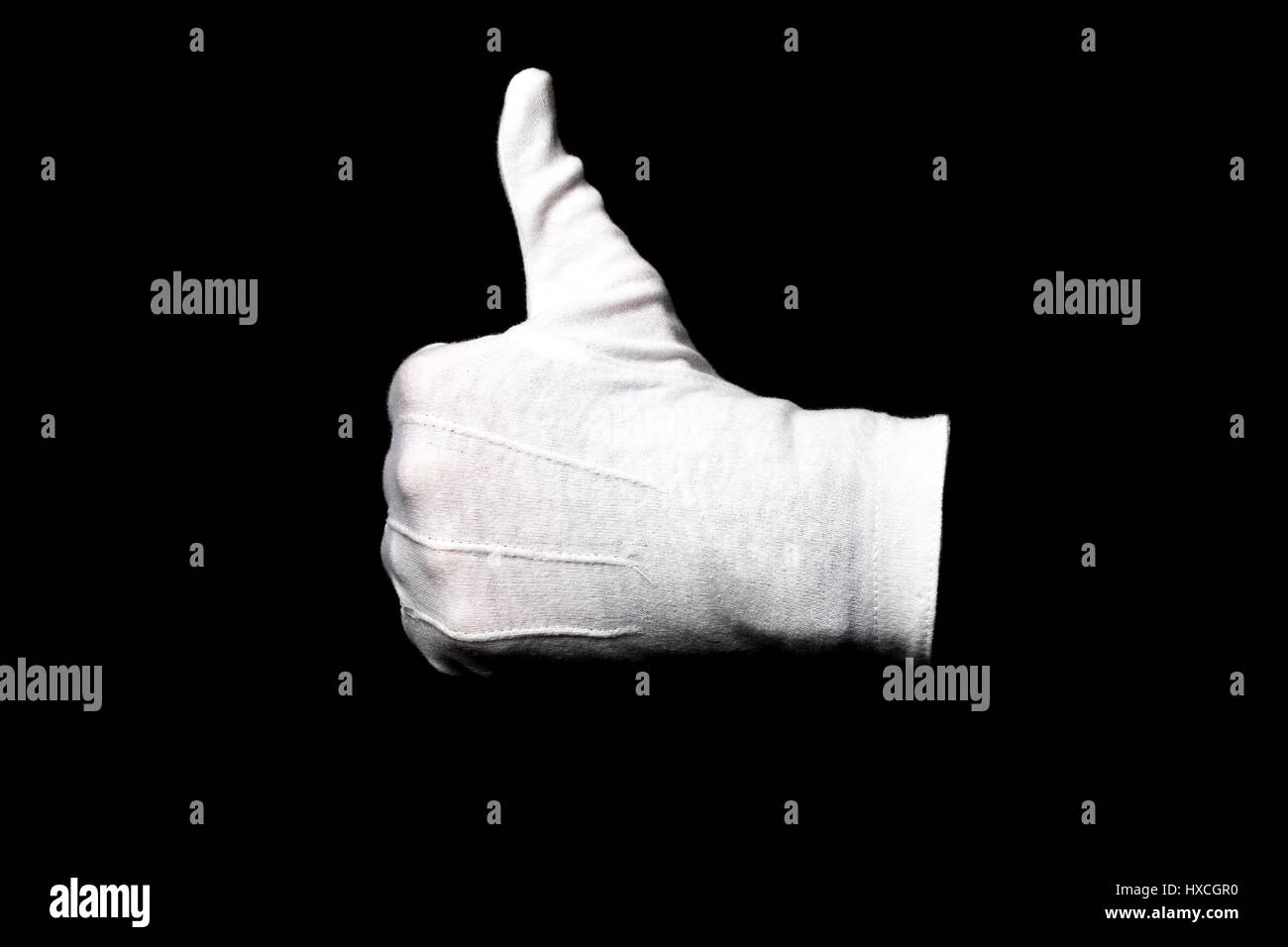 Hand signs, Handzeichen Stock Photo - Alamy