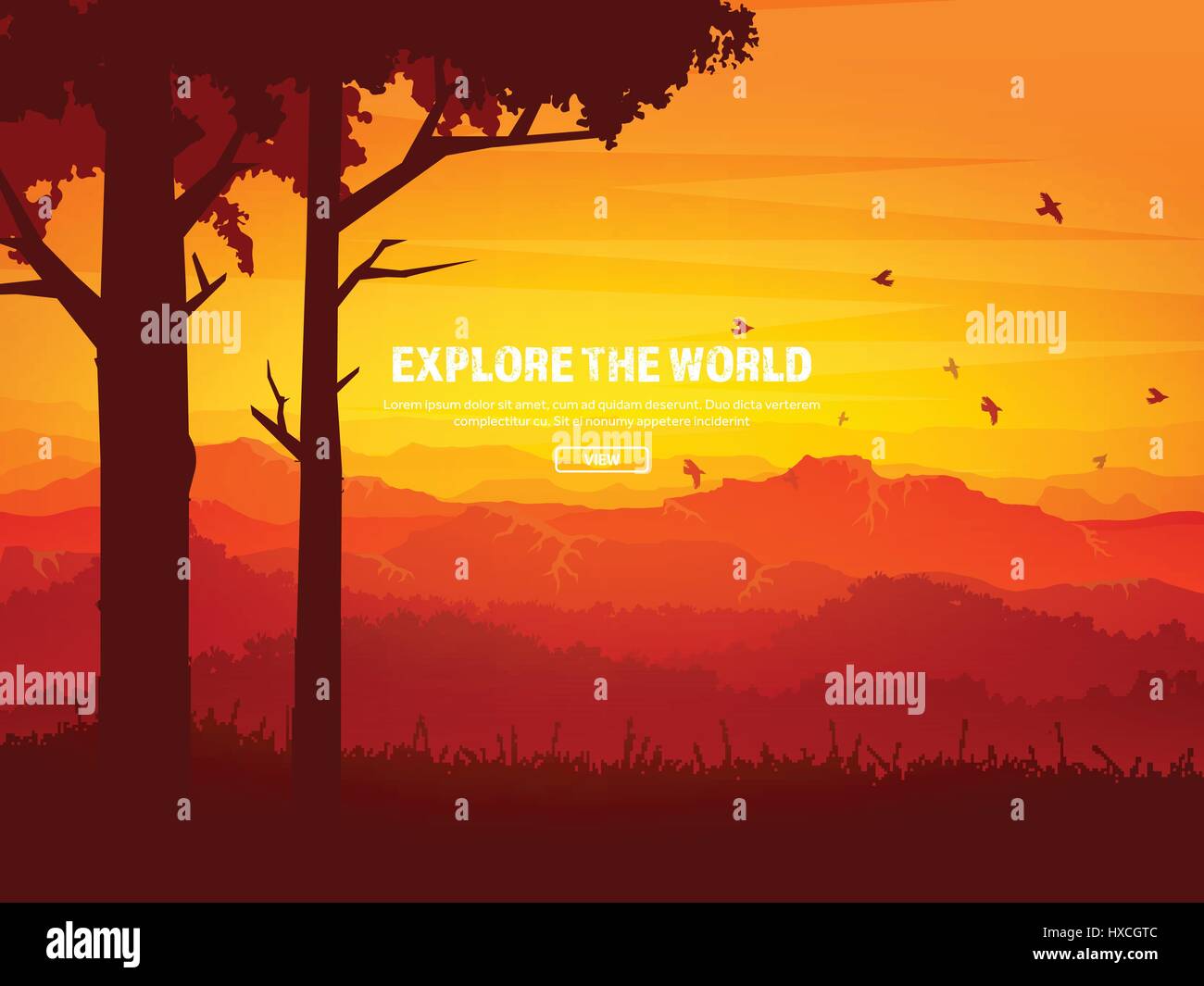 Horizon line drawing hi-res stock photography and images - Alamy