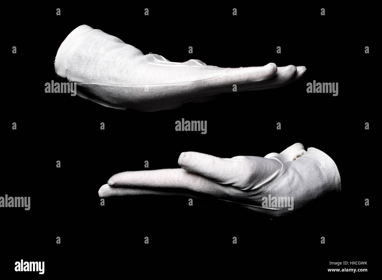 Hand signs, Handzeichen Stock Photo - Alamy