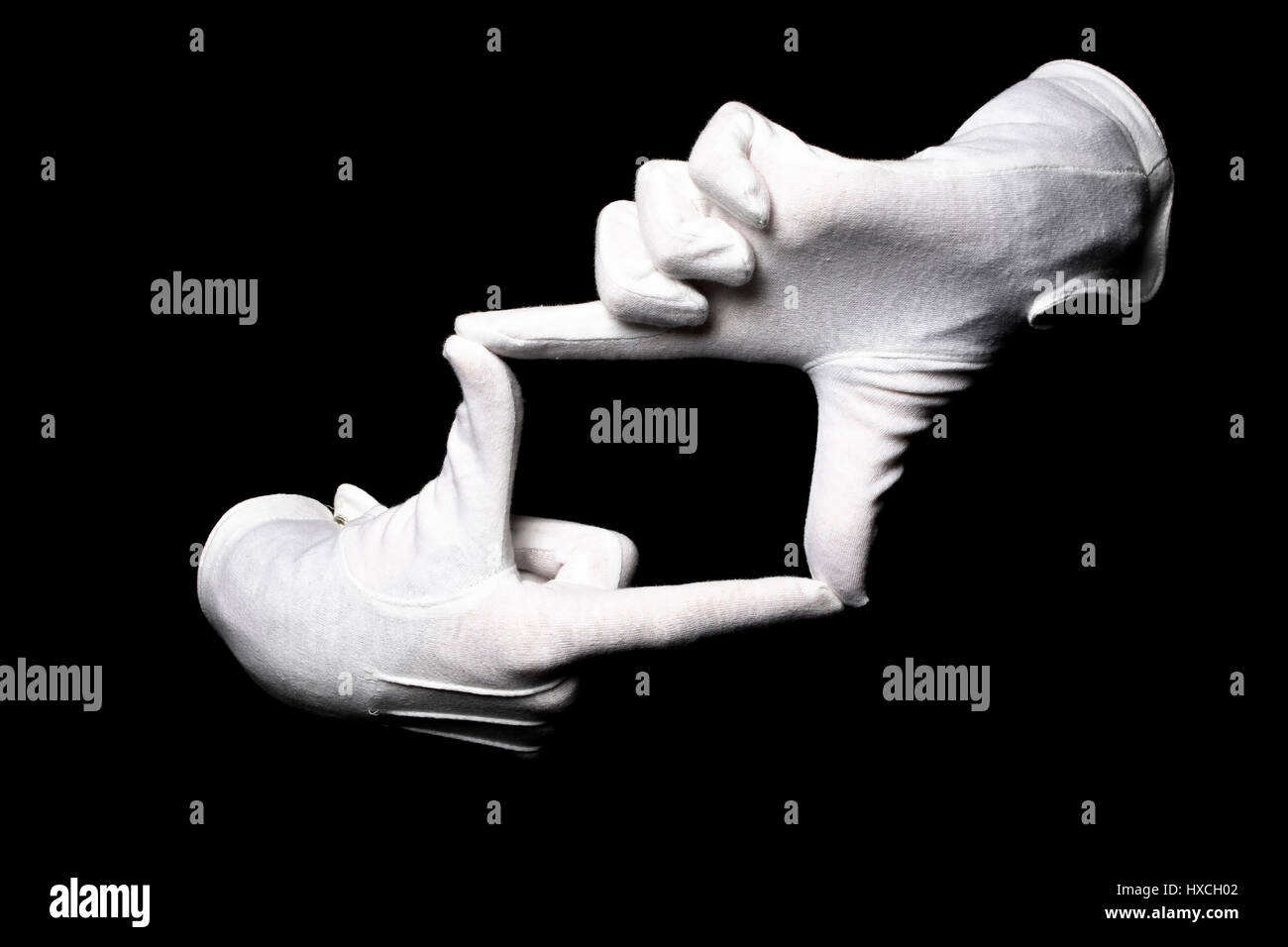 Hand signs, Handzeichen Stock Photo - Alamy