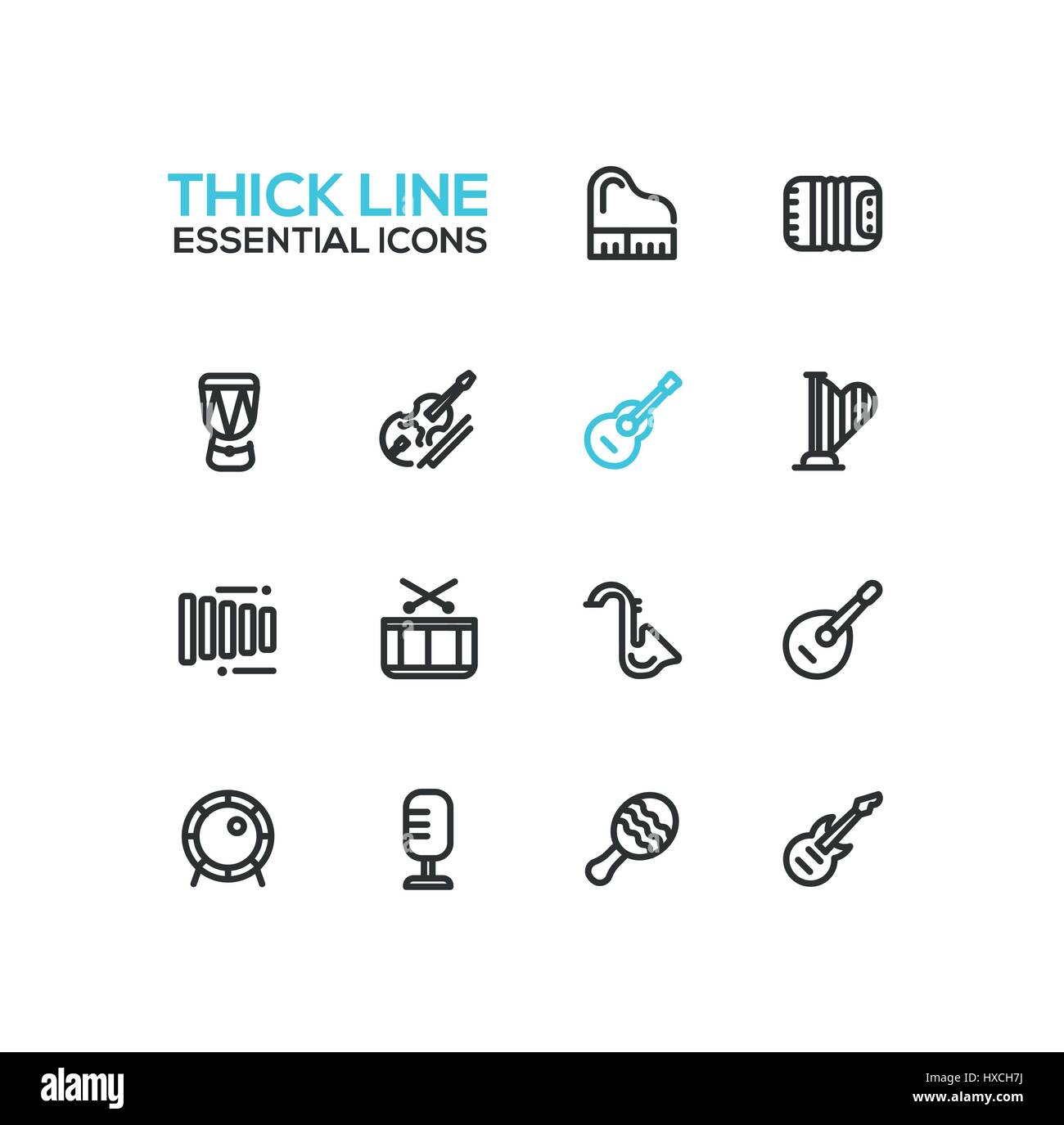 Musical instruments store Cut Out Stock Images & Pictures - Alamy