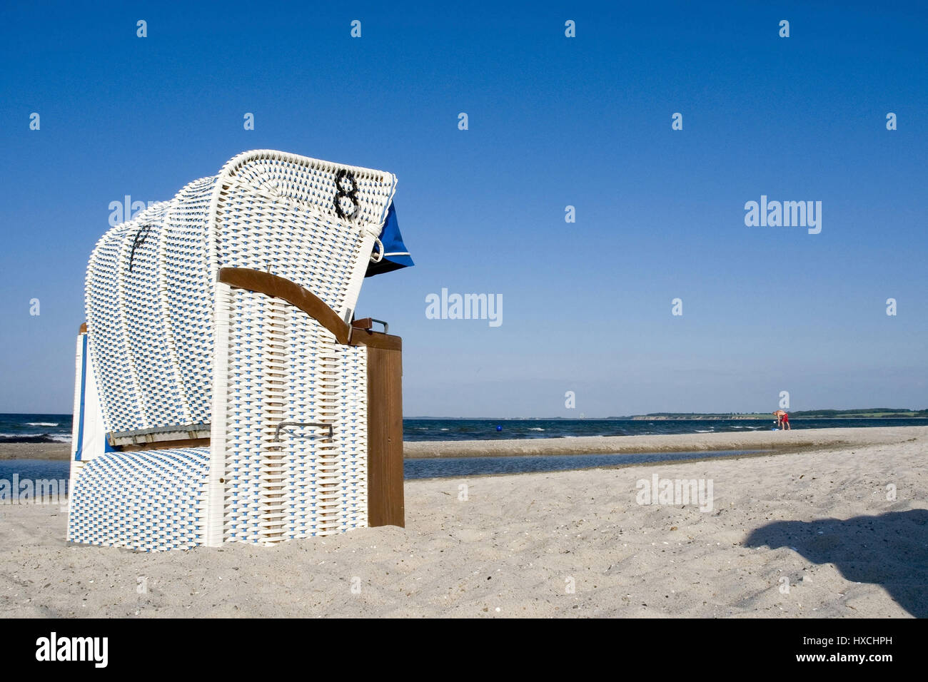 Beach basket, Strandkorb Stock Photo - Alamy
