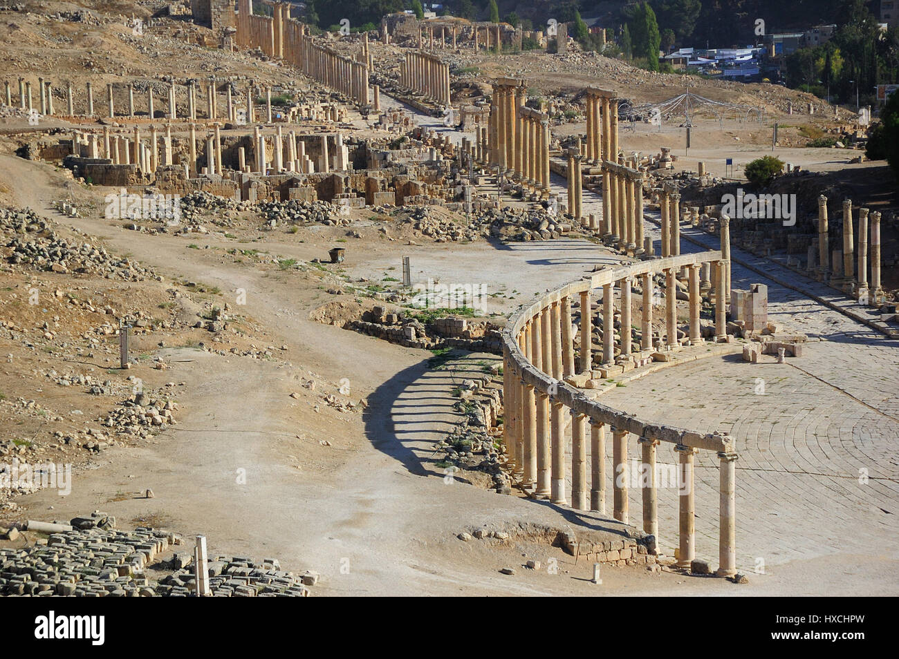 Jerash - ruins of the Roman city best kept in the world from the period ...