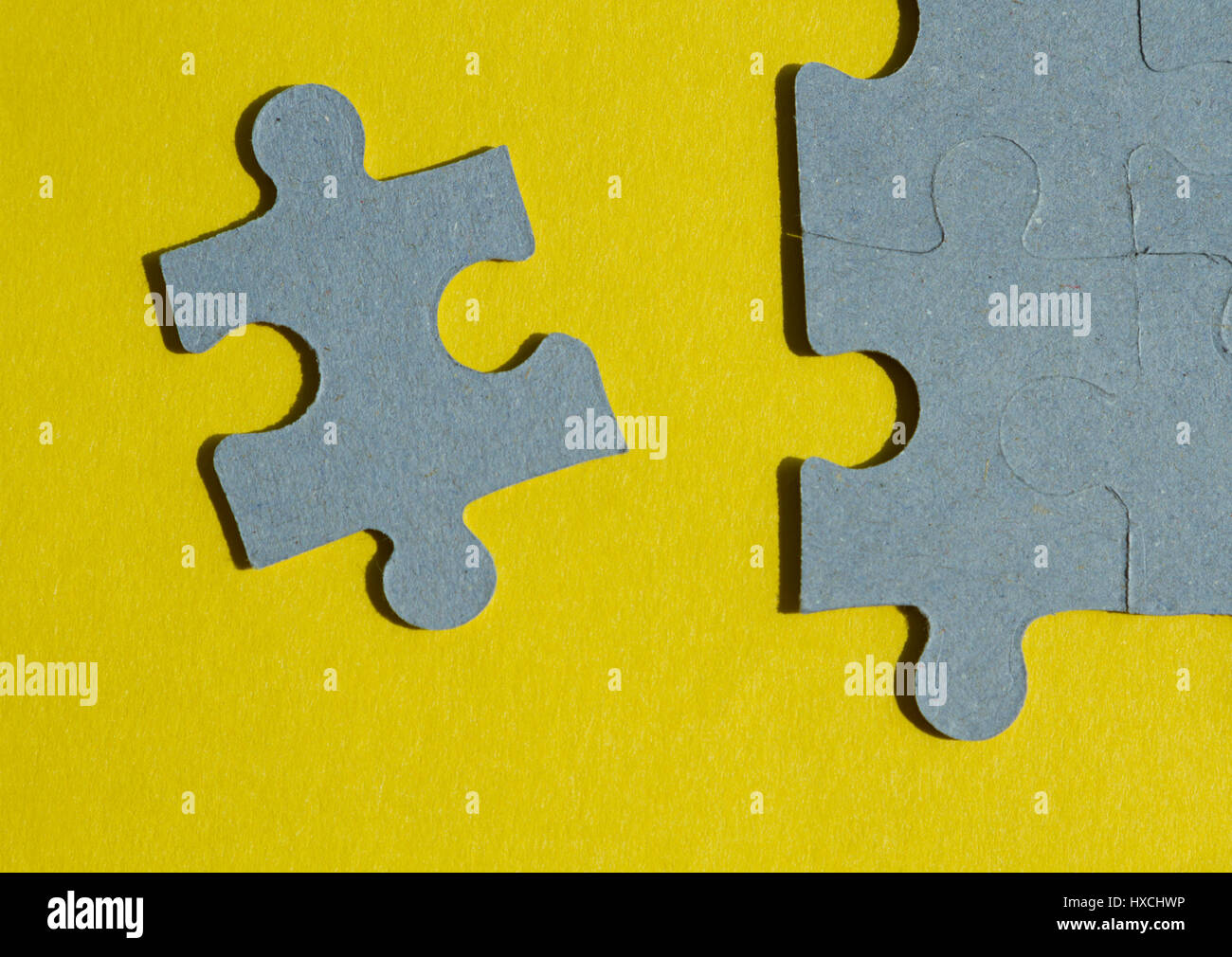 Blank jigsaw colour nobody hi-res stock photography and images - Alamy