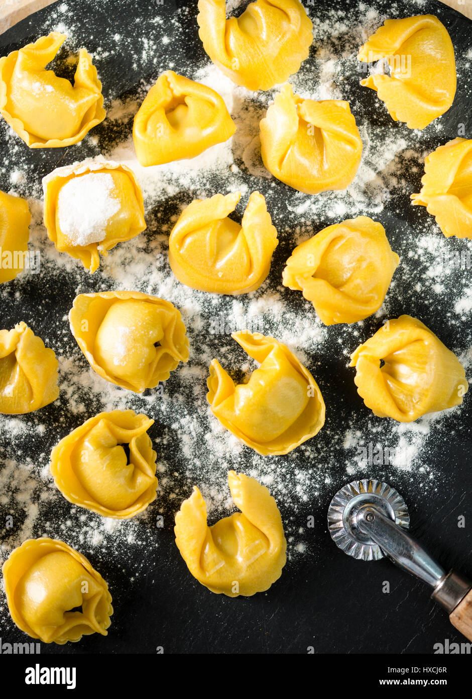 Tortellini stuffed italian pasta from Emilia Romagna, Italy Stock Photo ...
