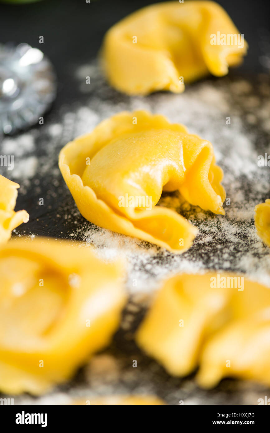Tortellini stuffed italian pasta from Emilia Romagna, Italy Stock Photo ...