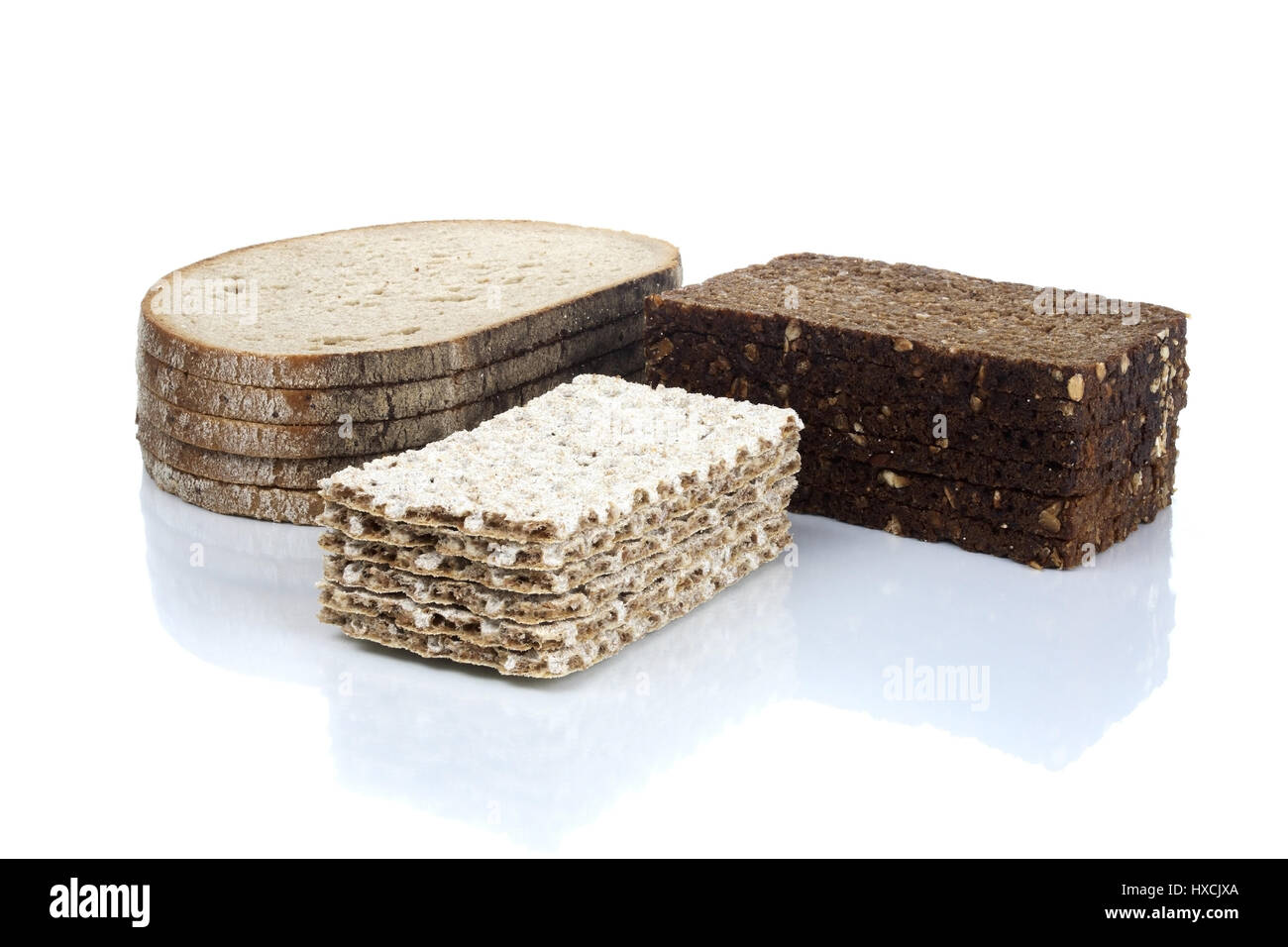 Different bread kinds, Verschiedene Brotsorten Stock Photo - Alamy