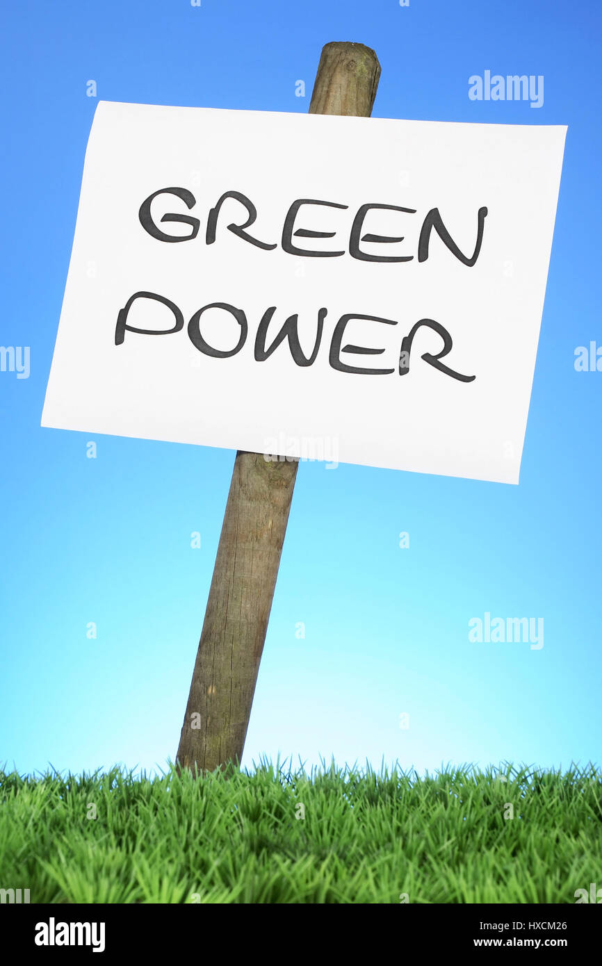 Green power, Green Power Stock Photo - Alamy
