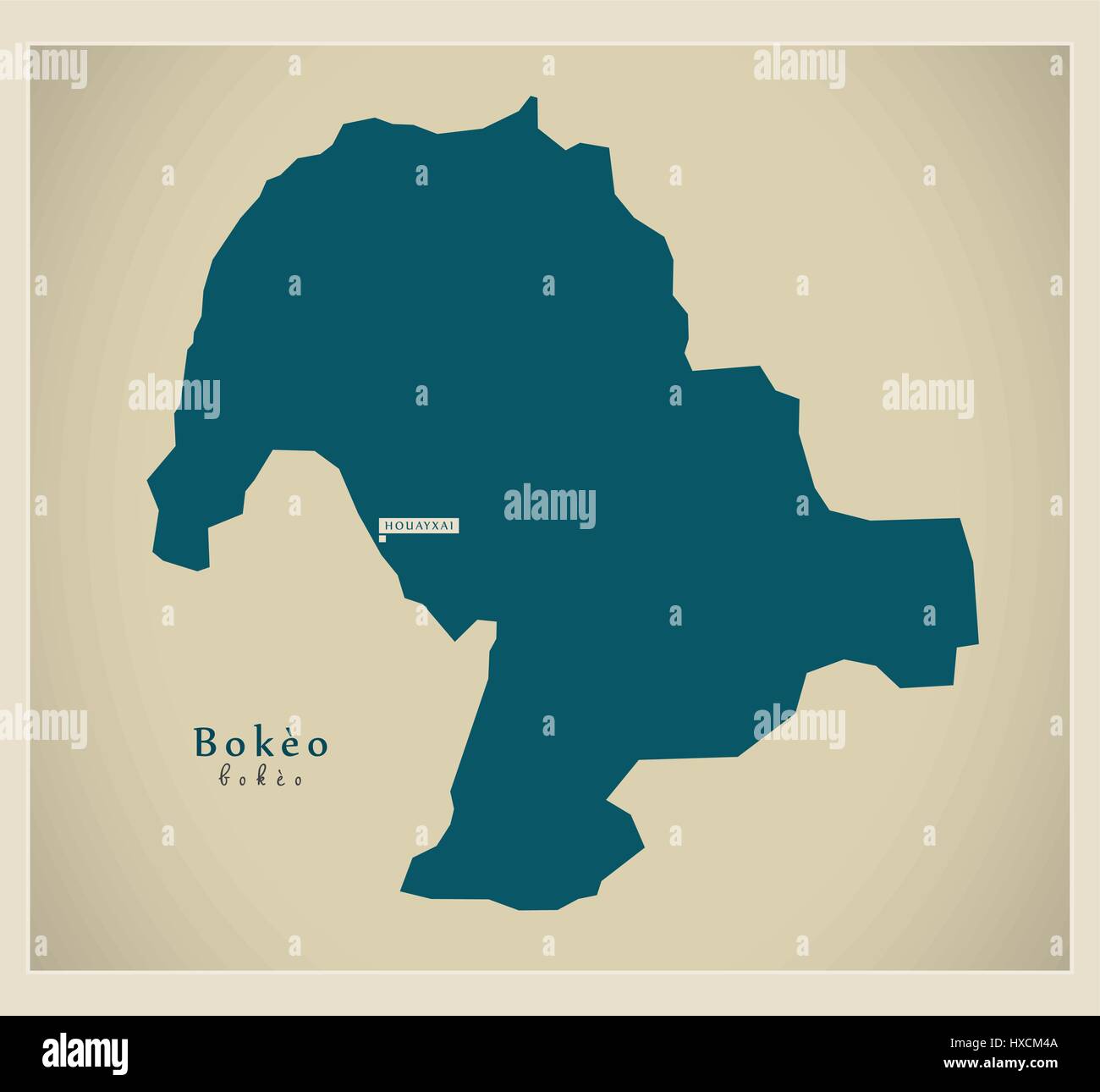 Bokeo map hi-res stock photography and images - Alamy