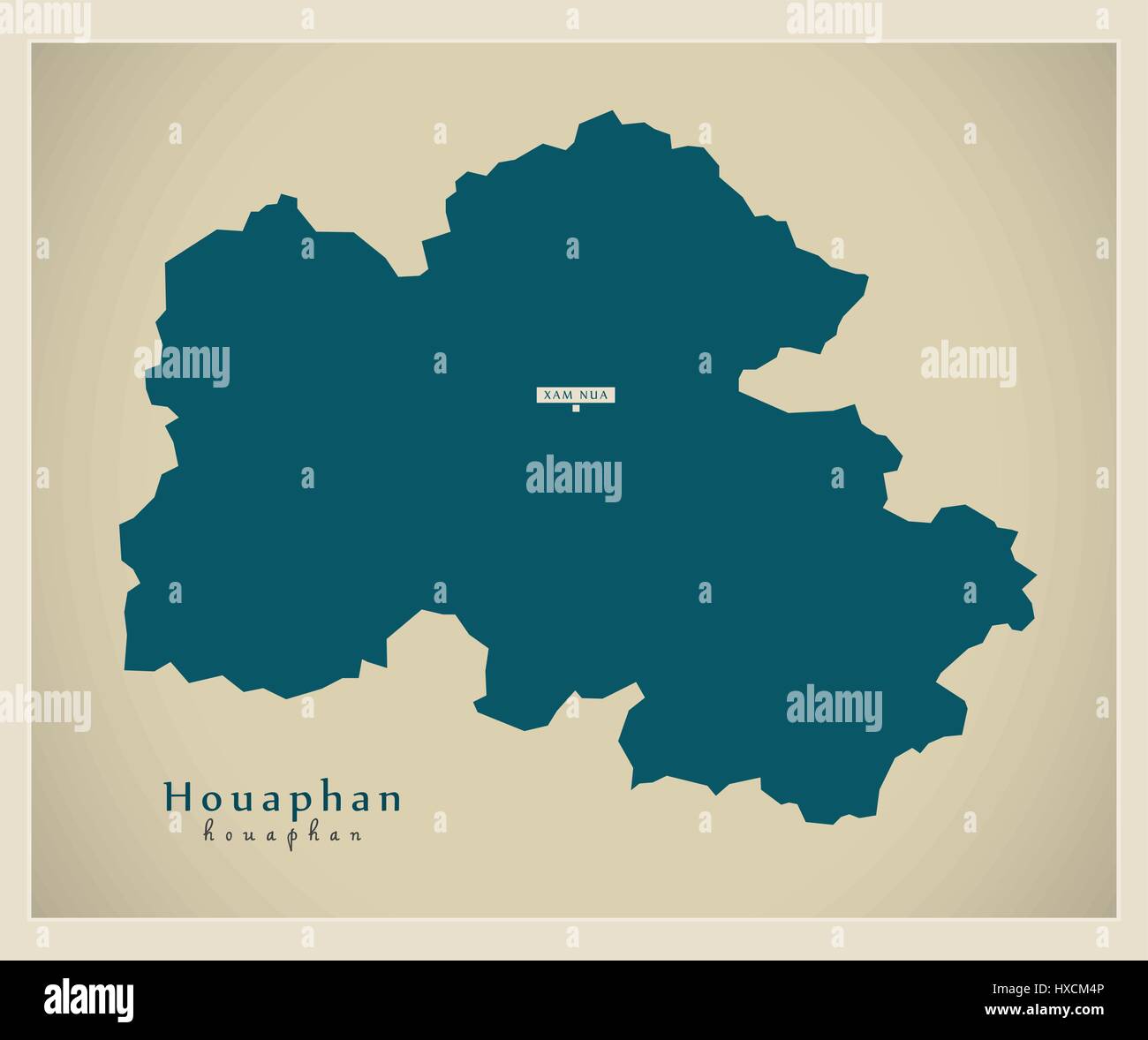 Houaphan map hi-res stock photography and images - Alamy