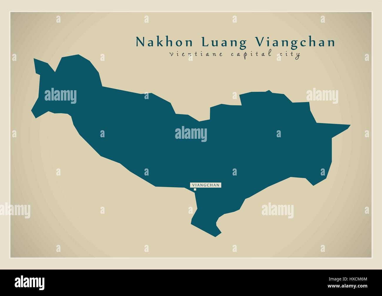 Modern map laos provinces hi-res stock photography and images - Alamy