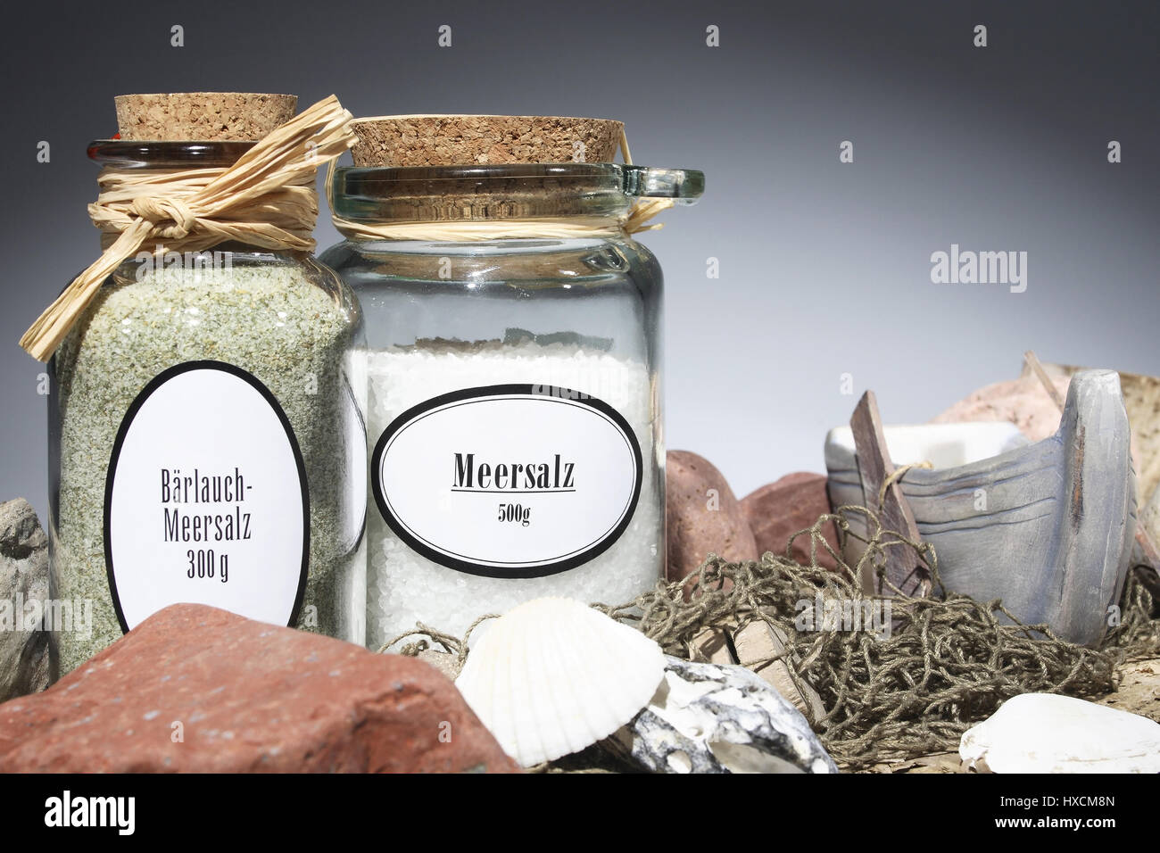 Sea salt, Meersalz Stock Photo - Alamy