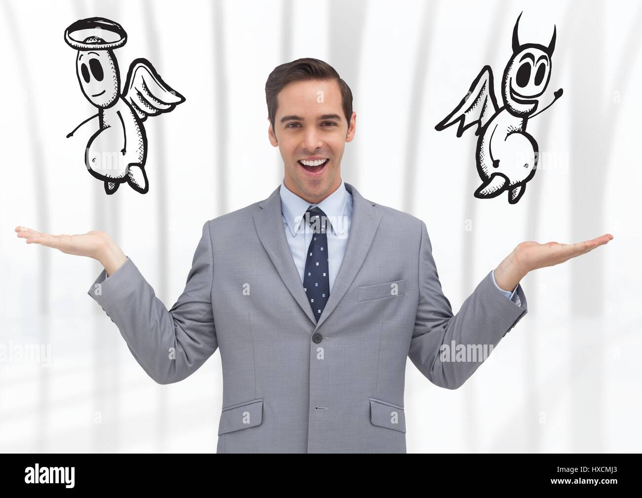 Evil to good gradient hi-res stock photography and images - Alamy