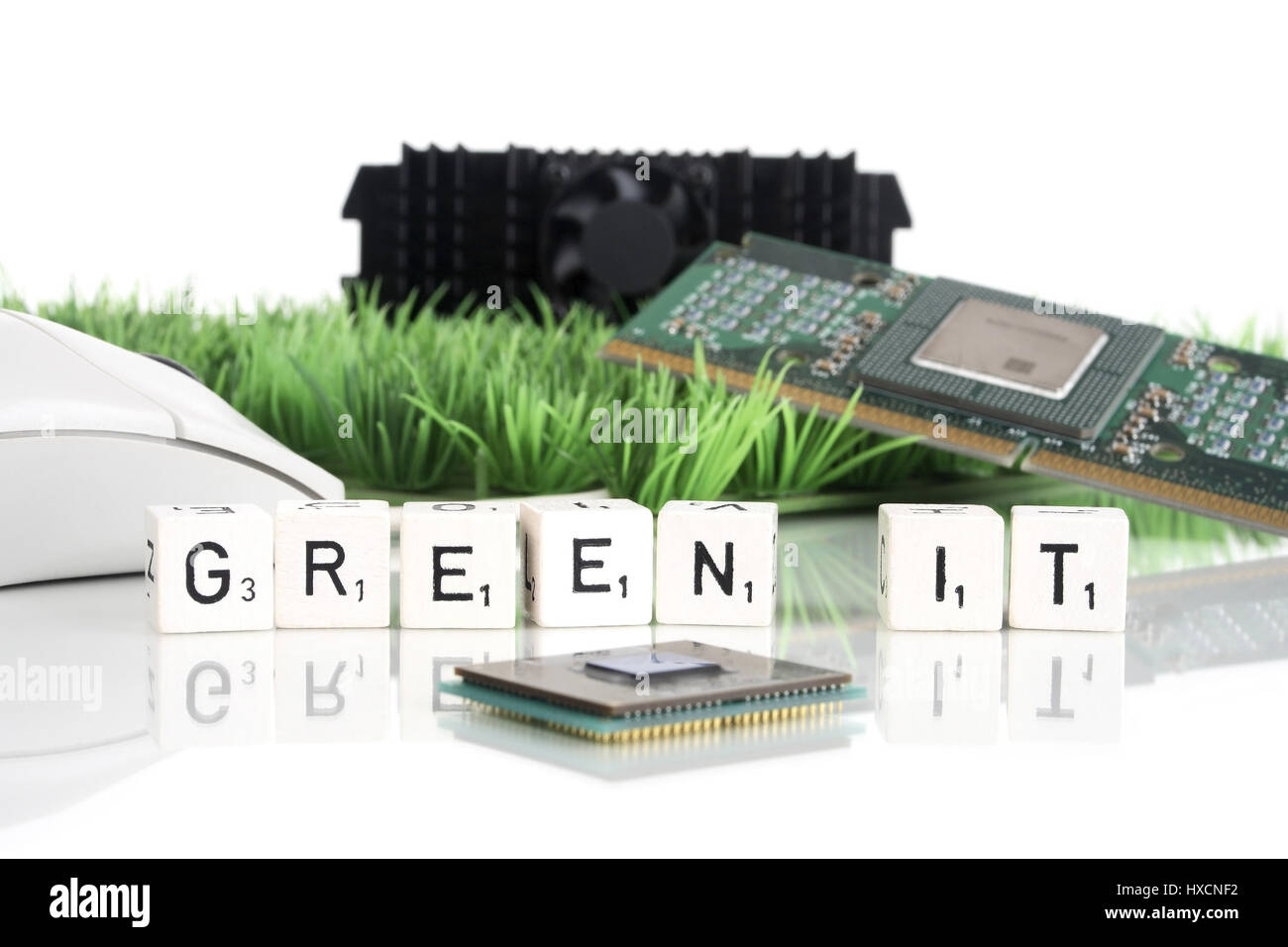 To platinum, processor, fan and mouse with art lawn, Motherboard ...