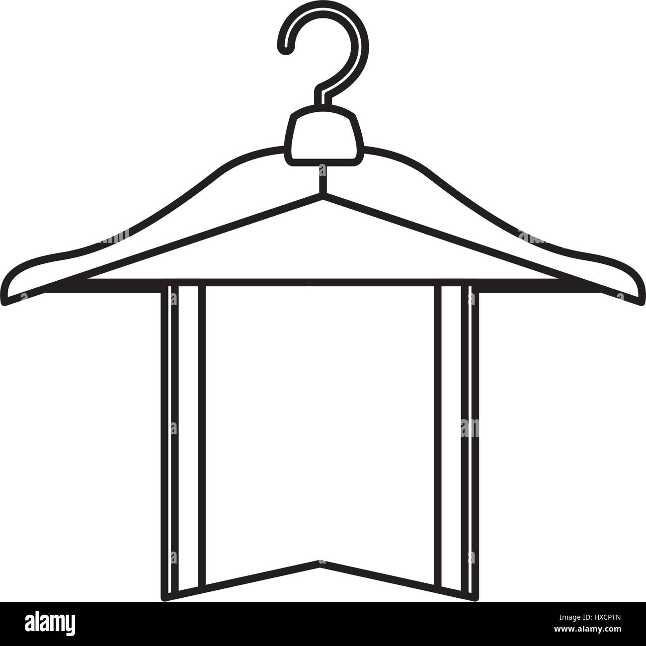 Fashion hanger symbol Stock Vector Image & Art - Alamy