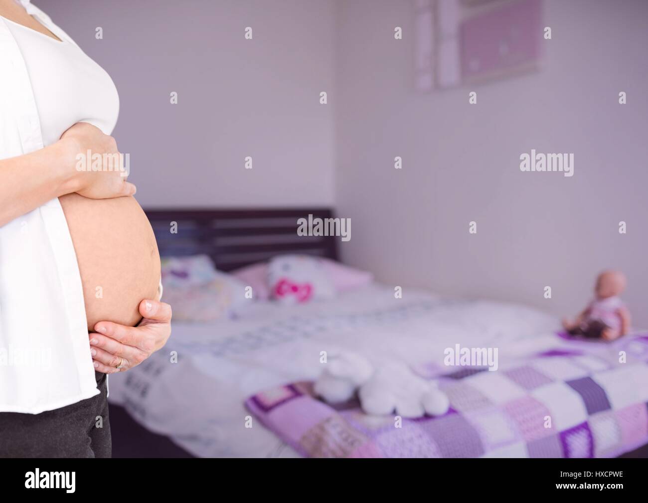 Woman ceiling fan bed hi-res stock photography and images - Alamy