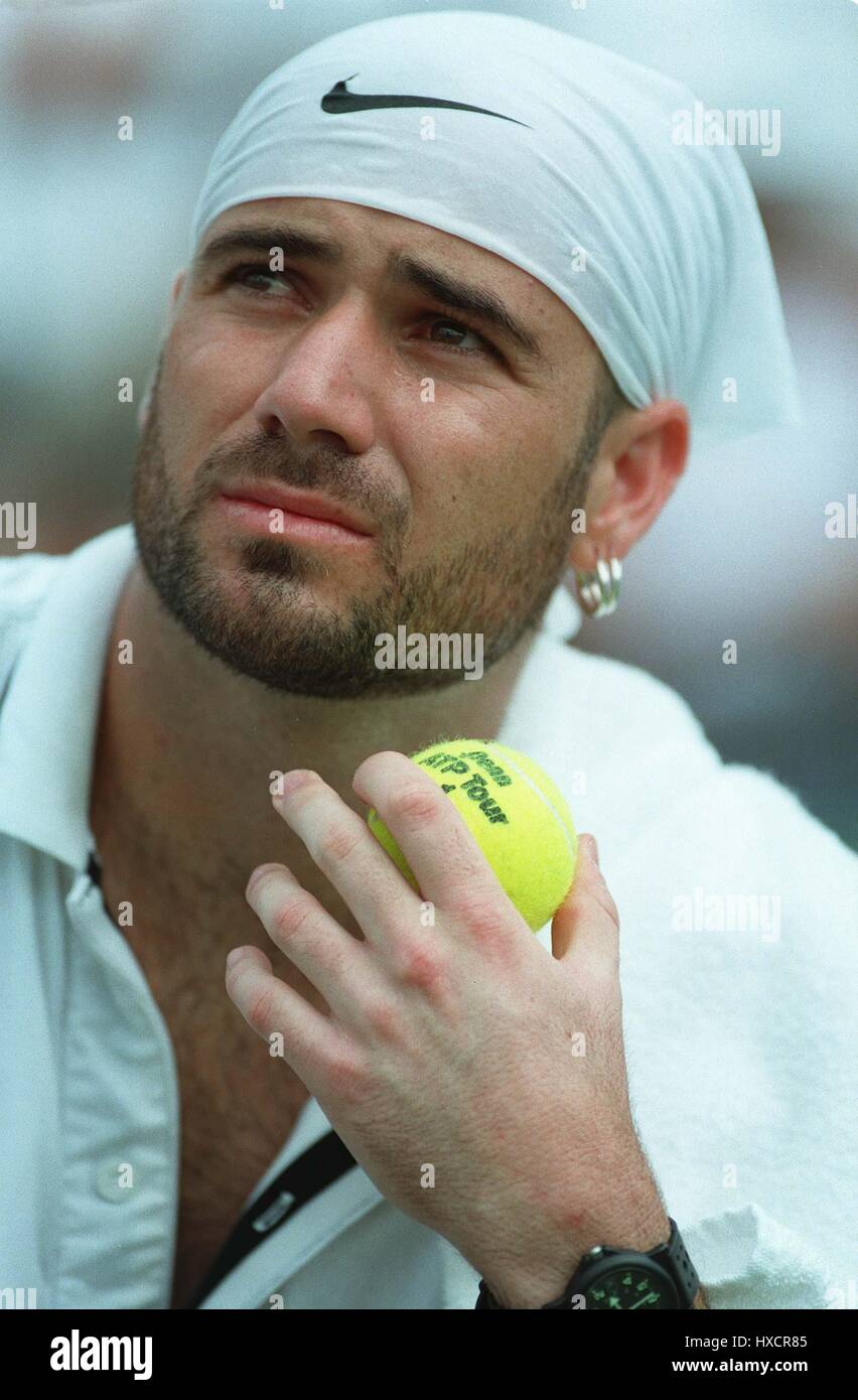 ANDRE AGASSI USA 02 April 1996 Stock Photo - Alamy