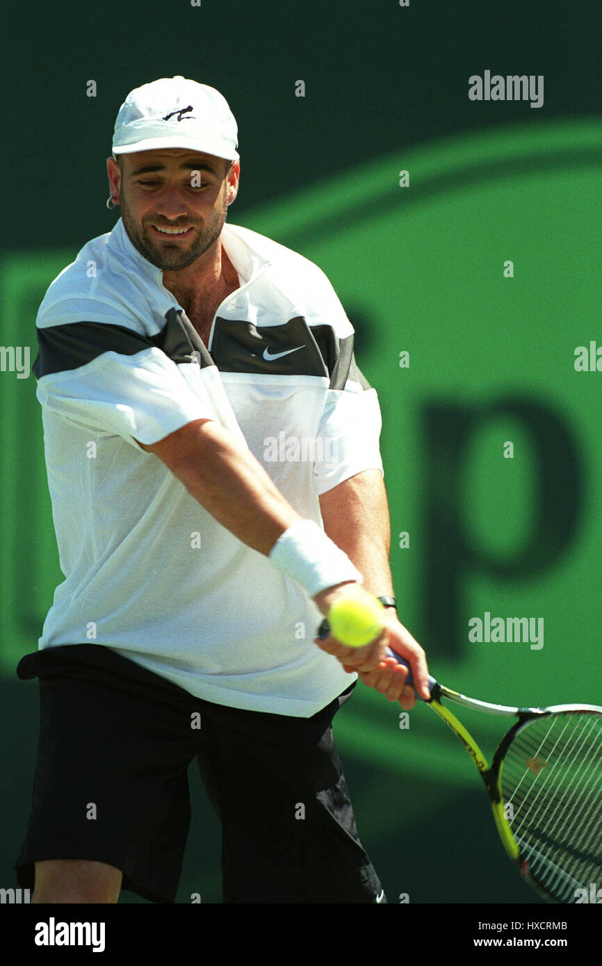 ANDRE AGASSI USA 02 April 1998 Stock Photo - Alamy