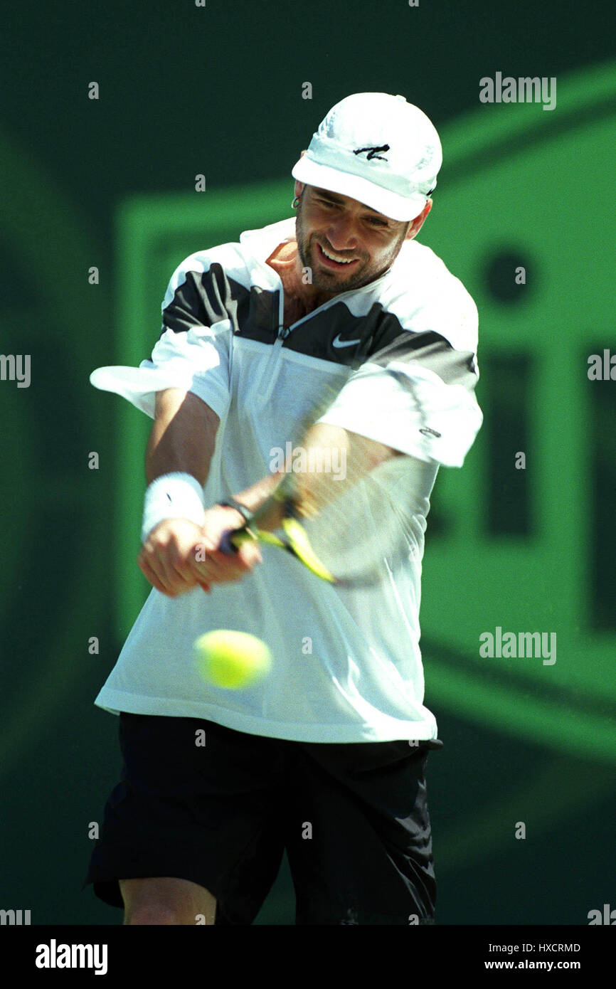 ANDRE AGASSI USA 02 April 1998 Stock Photo - Alamy