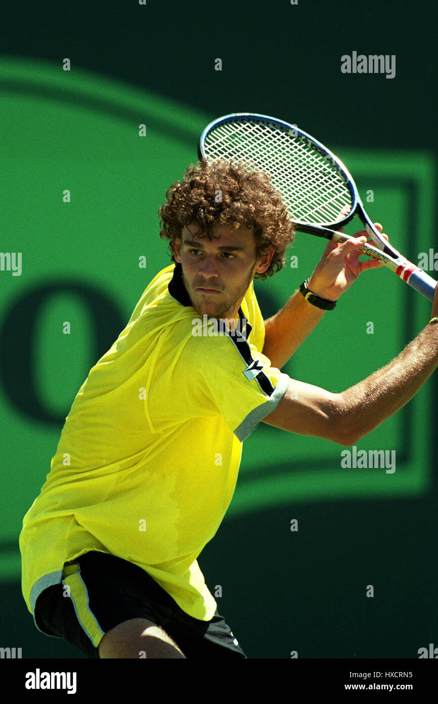 GUSTAVO KUERTEN BRAZIL 02 April 1998 Stock Photo - Alamy