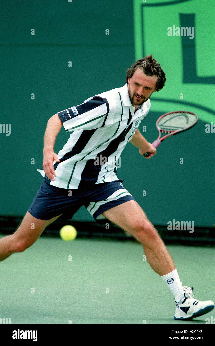 GORAN IVANISEVIC CROATIA 06 April 1998 Stock Photo - Alamy