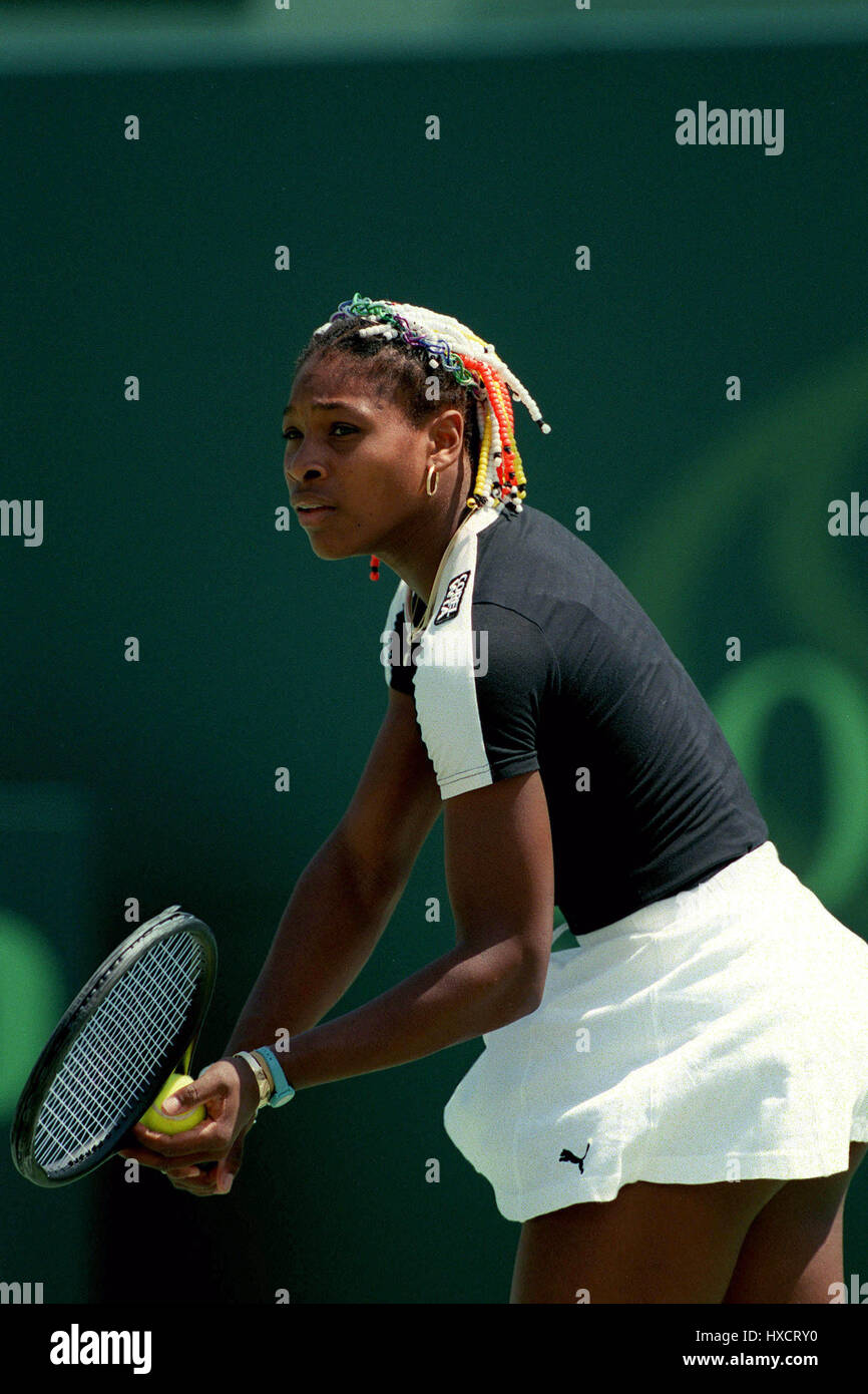 SERENA WILLIAMS USA 06 April 1998 Stock Photo - Alamy