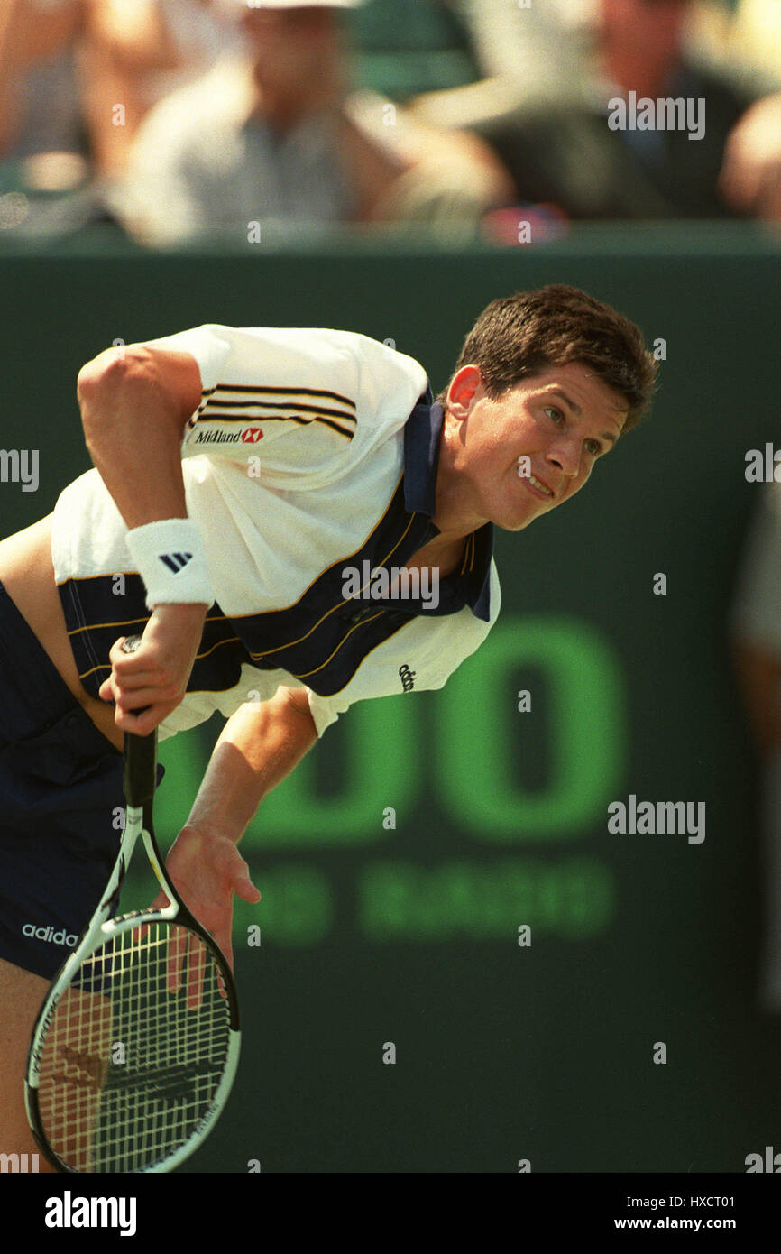 TIM HENMAN ENGLAND 06 April 1998 Stock Photo - Alamy