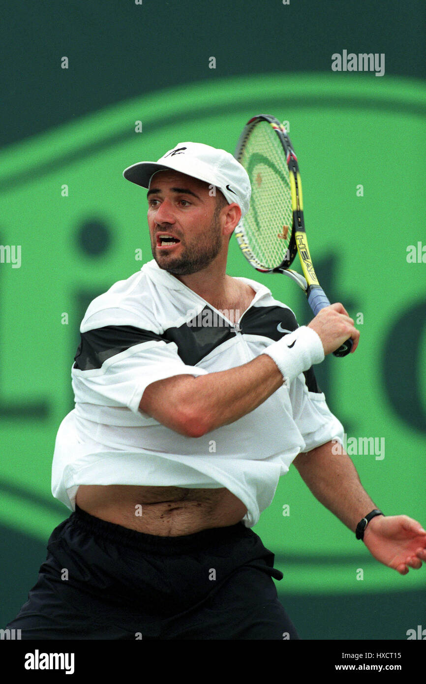 ANDRE AGASSI USA 06 April 1998 Stock Photo - Alamy