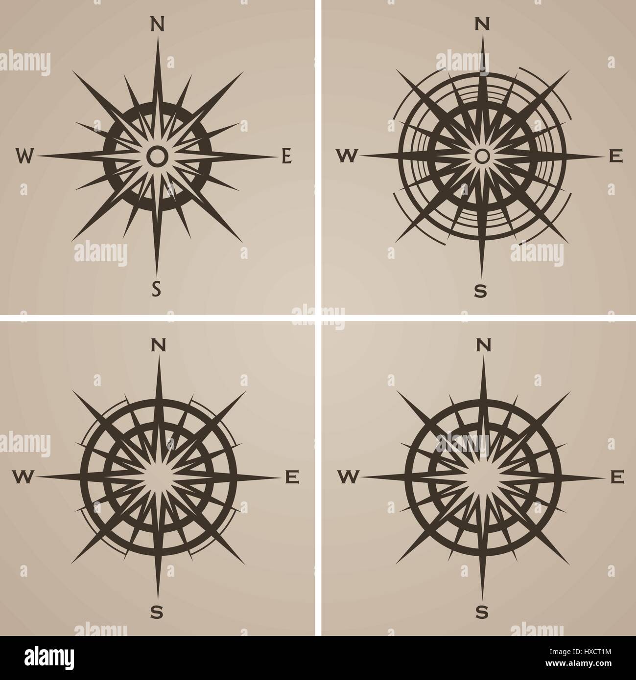 Vintage nautical compass hi-res stock photography and images - Alamy