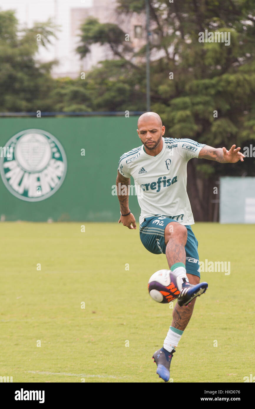 SÃO PAULO, SP - 27.03.2017: TREINO DO PALMEIRAS - In the picture the ...