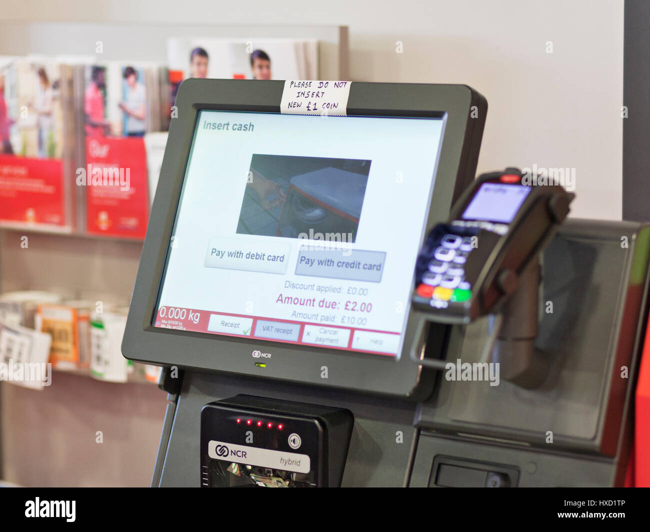 Self Checkout Machine High Resolution Stock Photography and Images - Alamy