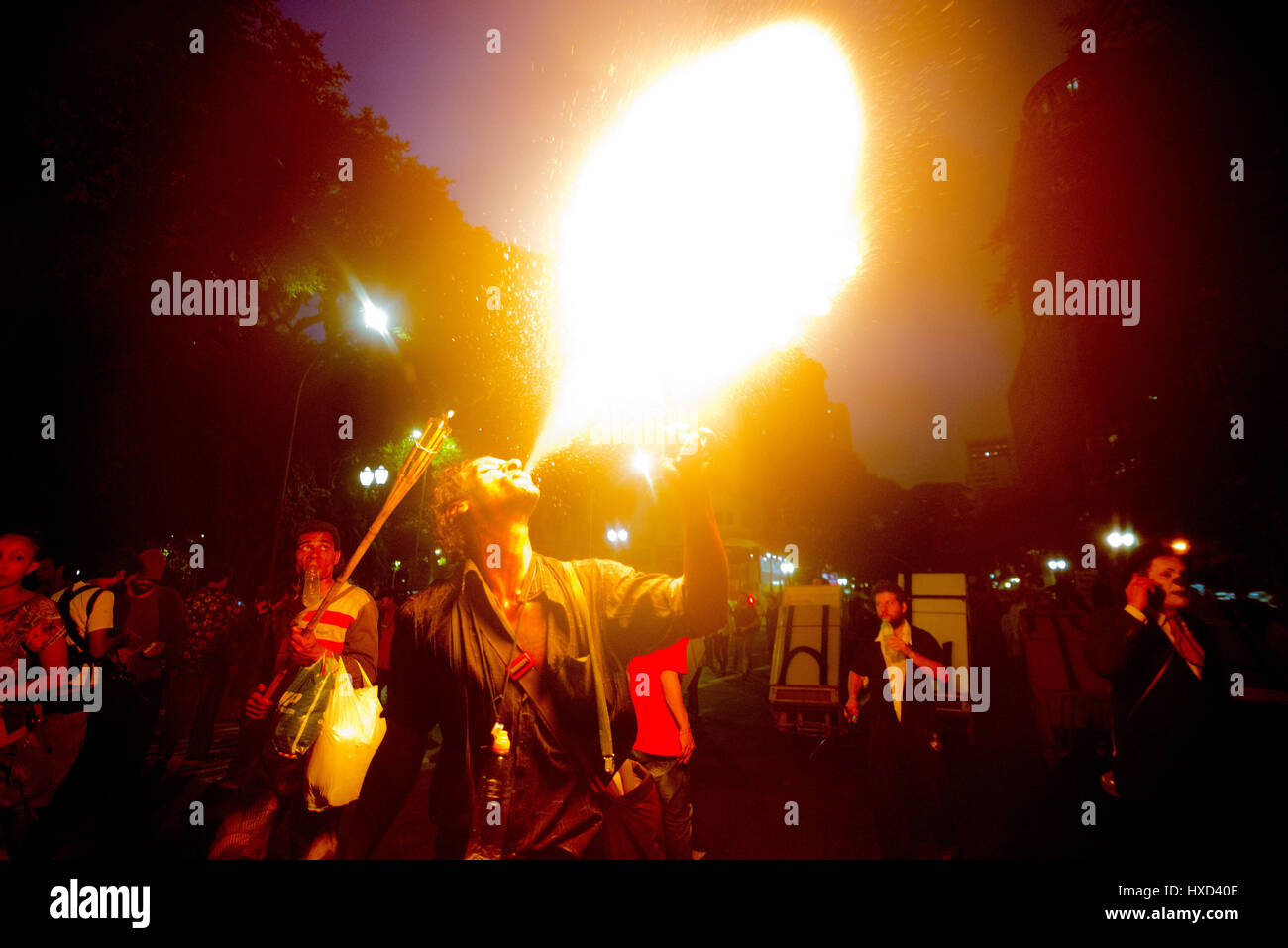 Fire spitting hi-res stock photography and images - Alamy