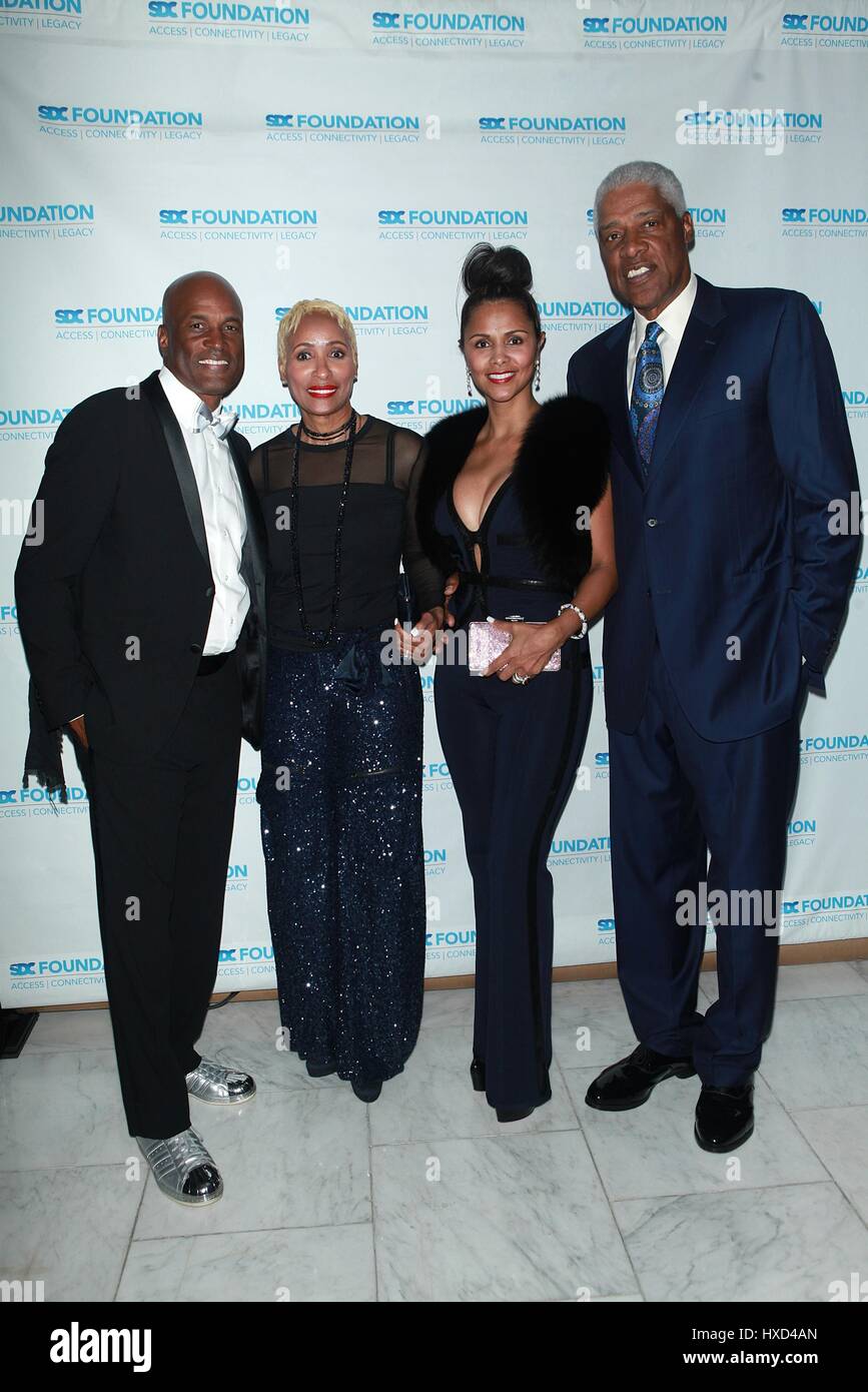 New York, NY, USA. 27th Mar, 2017. Kenny Leon, Dorys Madden and NBA ...