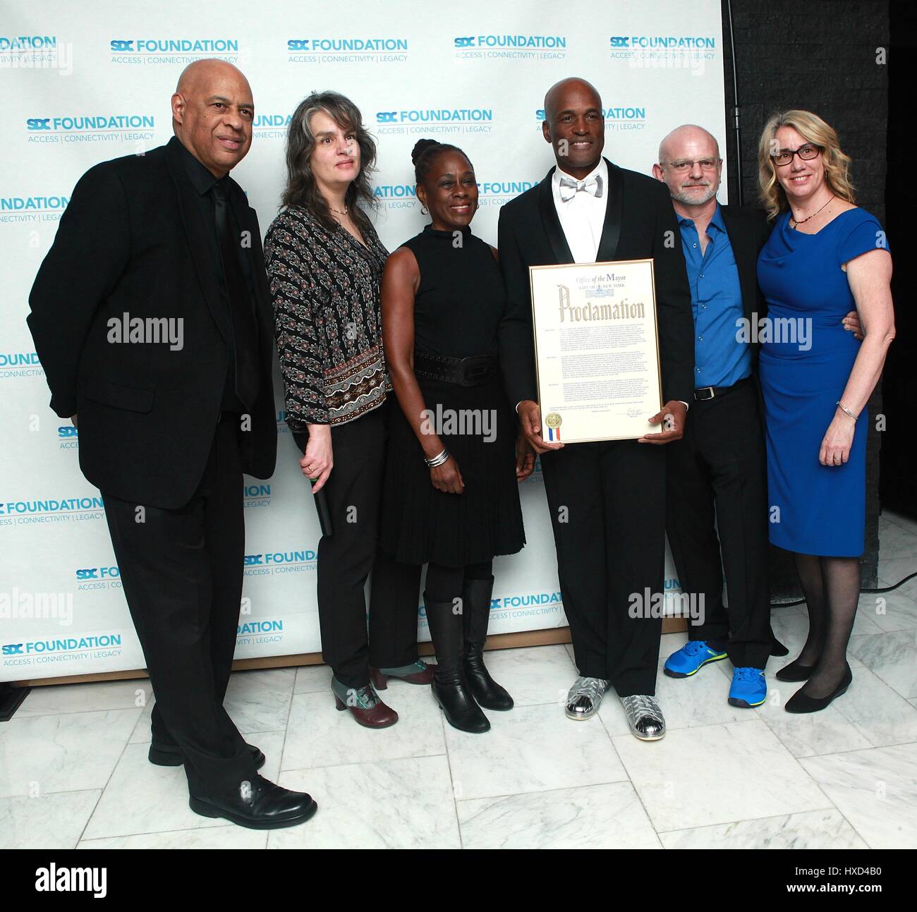 New York, NY, USA. 27th Mar, 2017. Oz Scott, Pam MacKinnon Chirlane ...