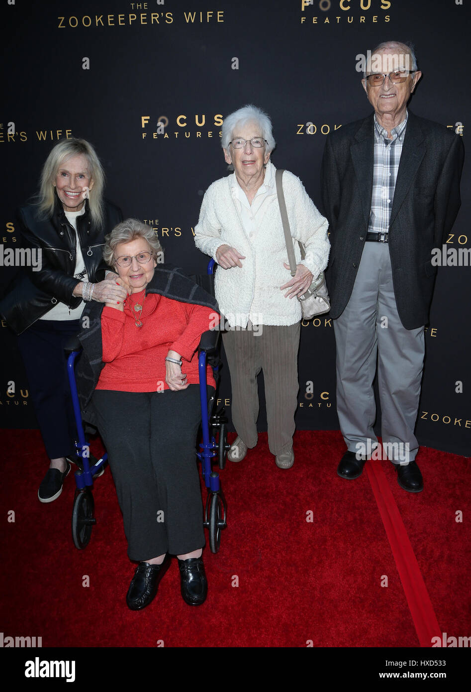 Hollywood, Ca. 27th Mar, 2017. Esther Tadler, Edith Frankie, Virginia ...