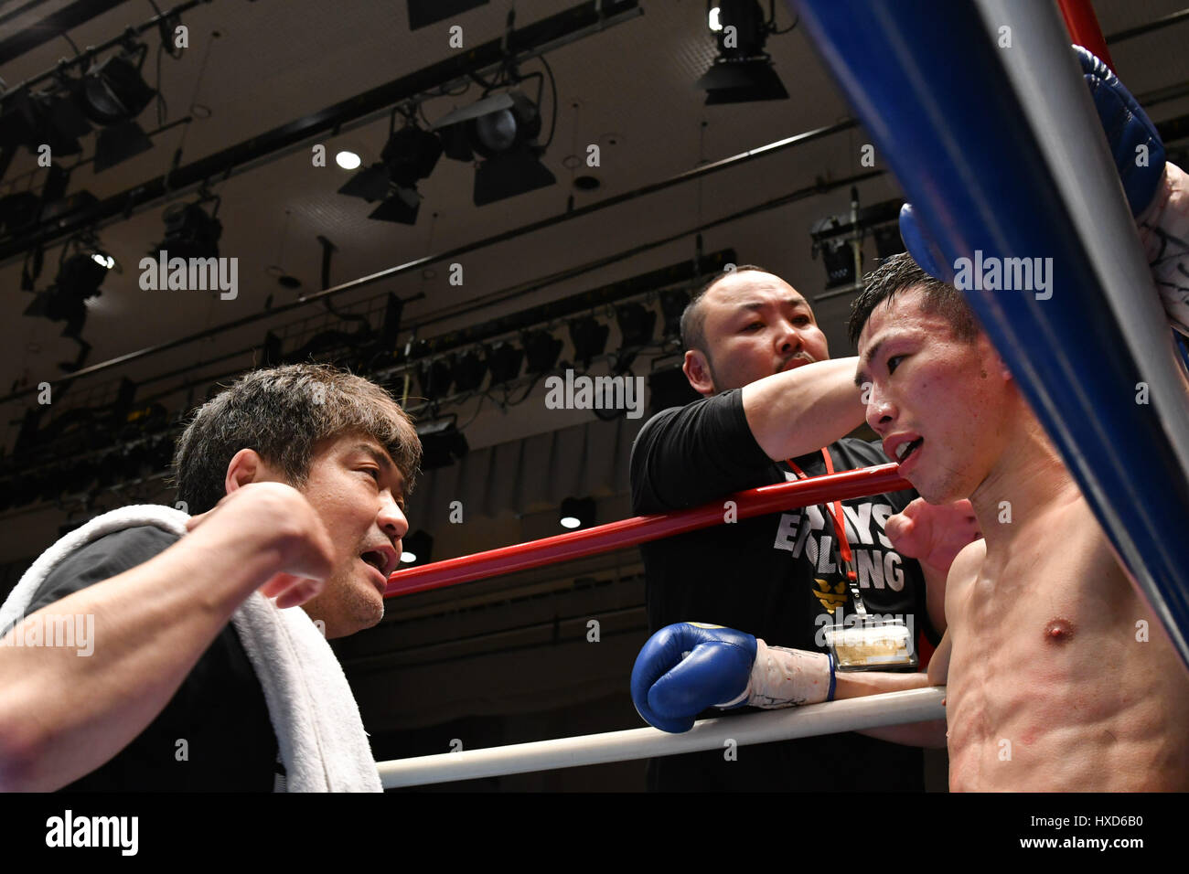 (L-R) Tomoaki Takahashi, Tadahiro Oguchi, Ryuichi Funai (JPN), MARCH 22 ...
