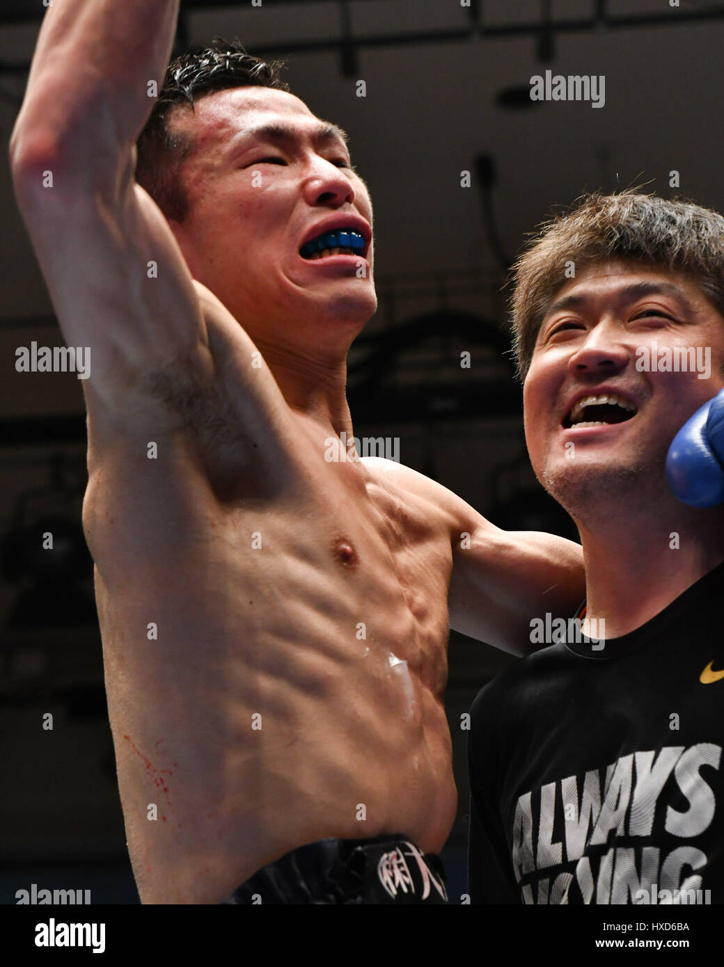 (L-R) Ryuichi Funai, Tomoaki Takahashi, MARCH 22, 2017 - Boxing ...