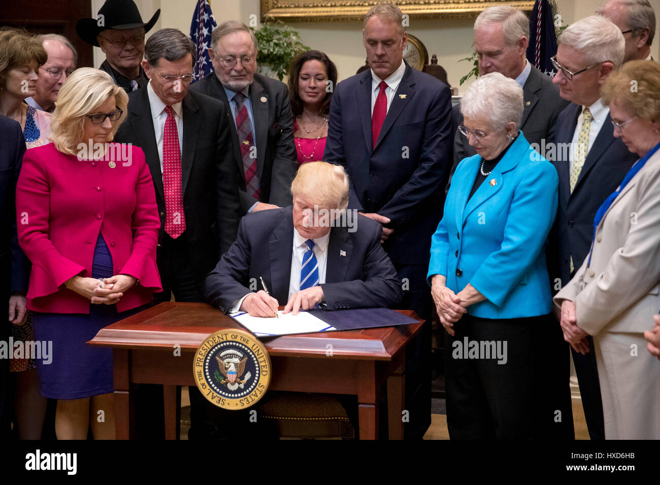 Washington DC, USA. 27th March 2017. United States President Donald ...