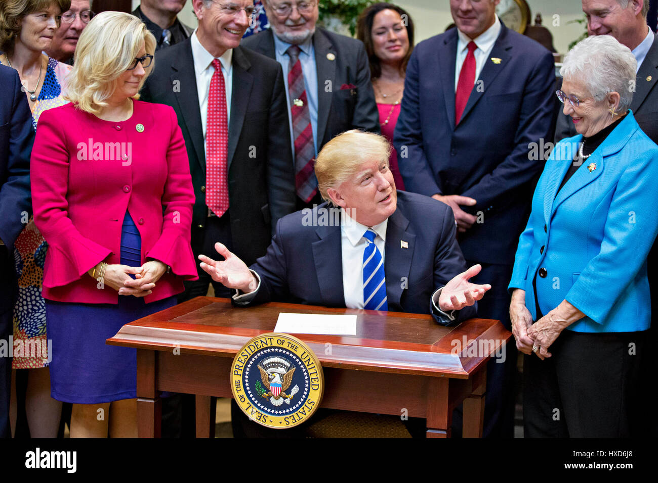 Washington DC, USA. 27th March 2017. United States President Donald ...